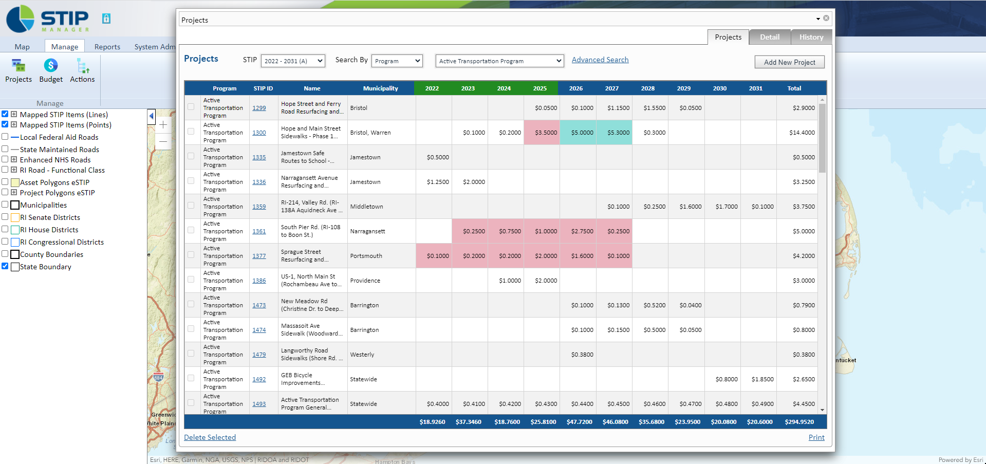 STIP Manager — PMG Software Professionals