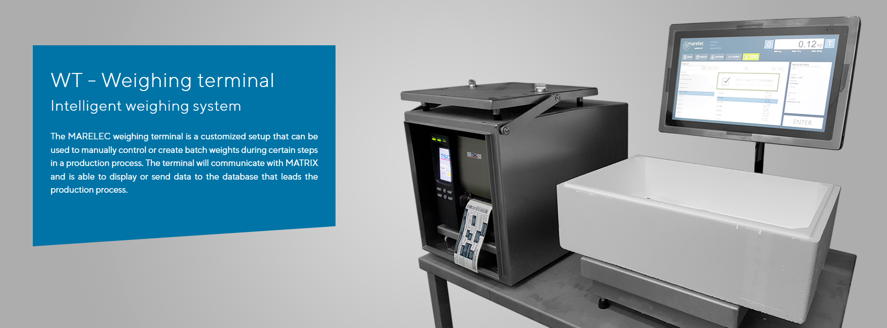 WT - Weighing terminal — Oestergaard