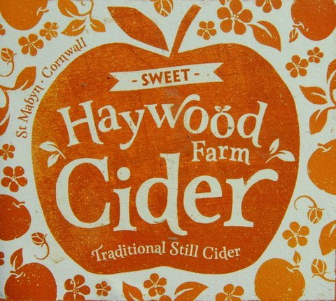 Haywood Farm Cider — Haywood Farm Cider traditional Cornish still cider