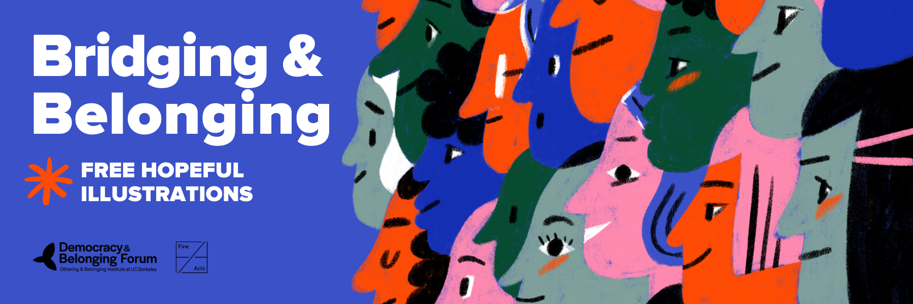 Bridging & Belonging Illustrations — Democracy & Belonging Forum