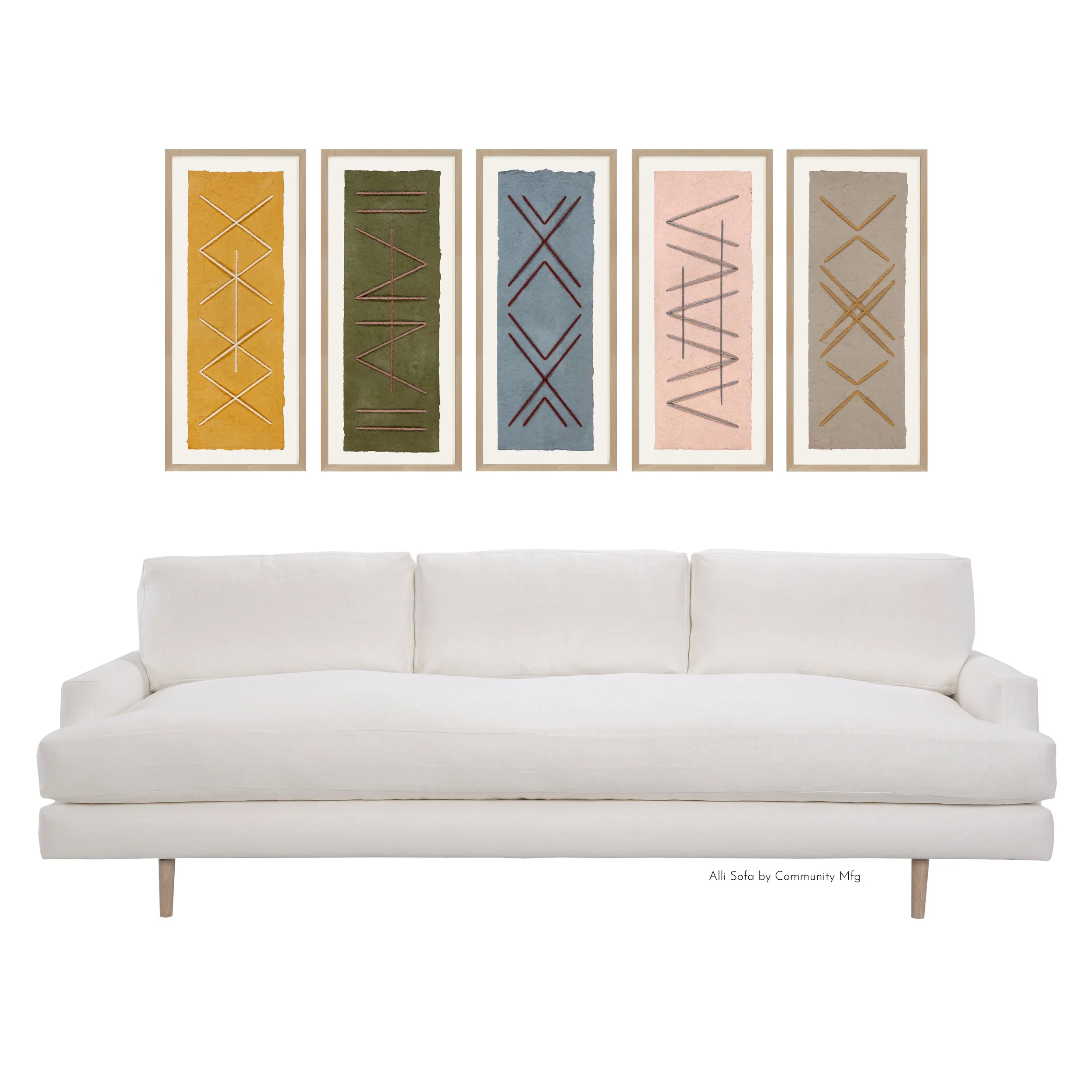 Overlapped Textiles II — VISUAL CONTRAST | ART + DESIGN STUDIO
