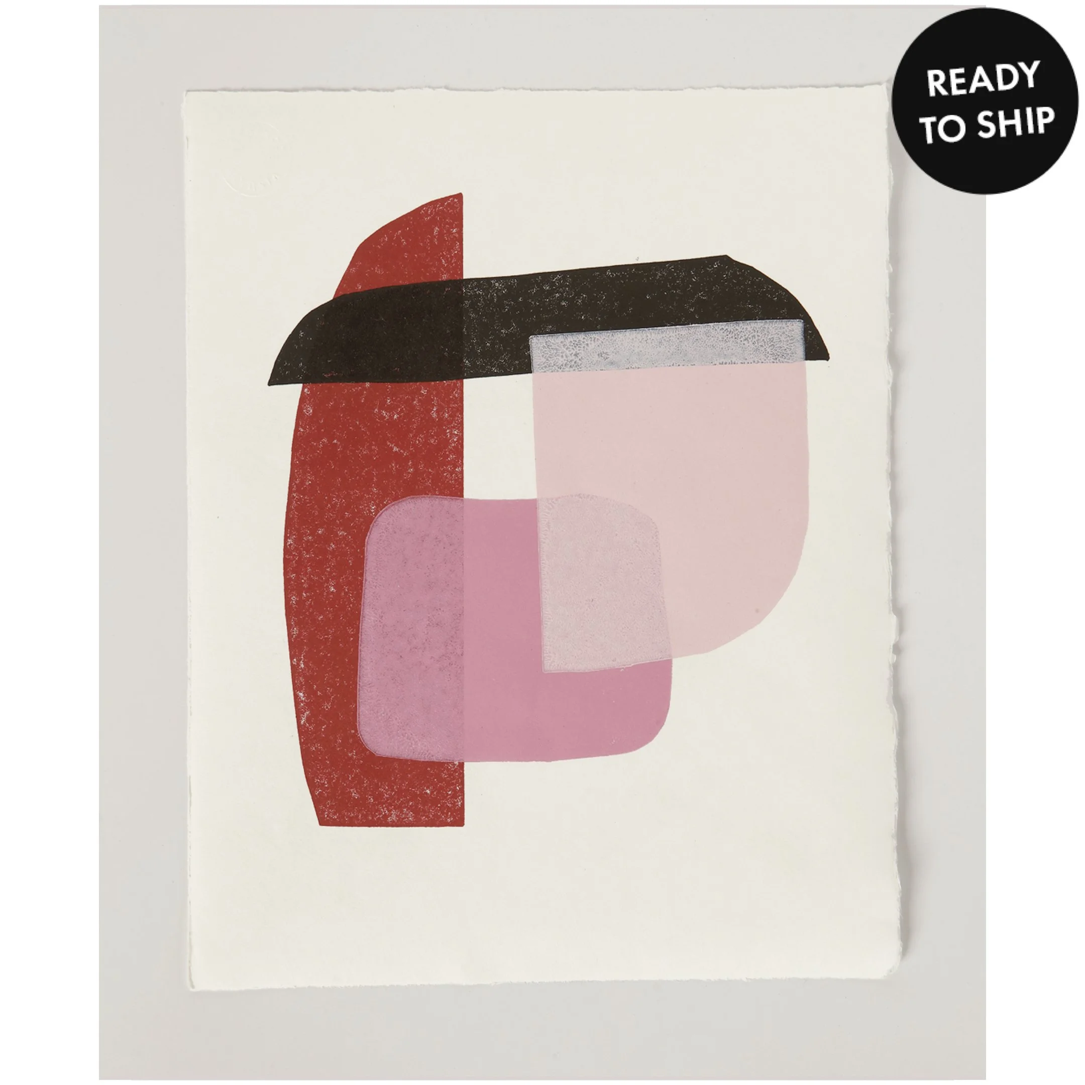 Mini Linocut IV — VISUAL CONTRAST | ART + DESIGN STUDIO