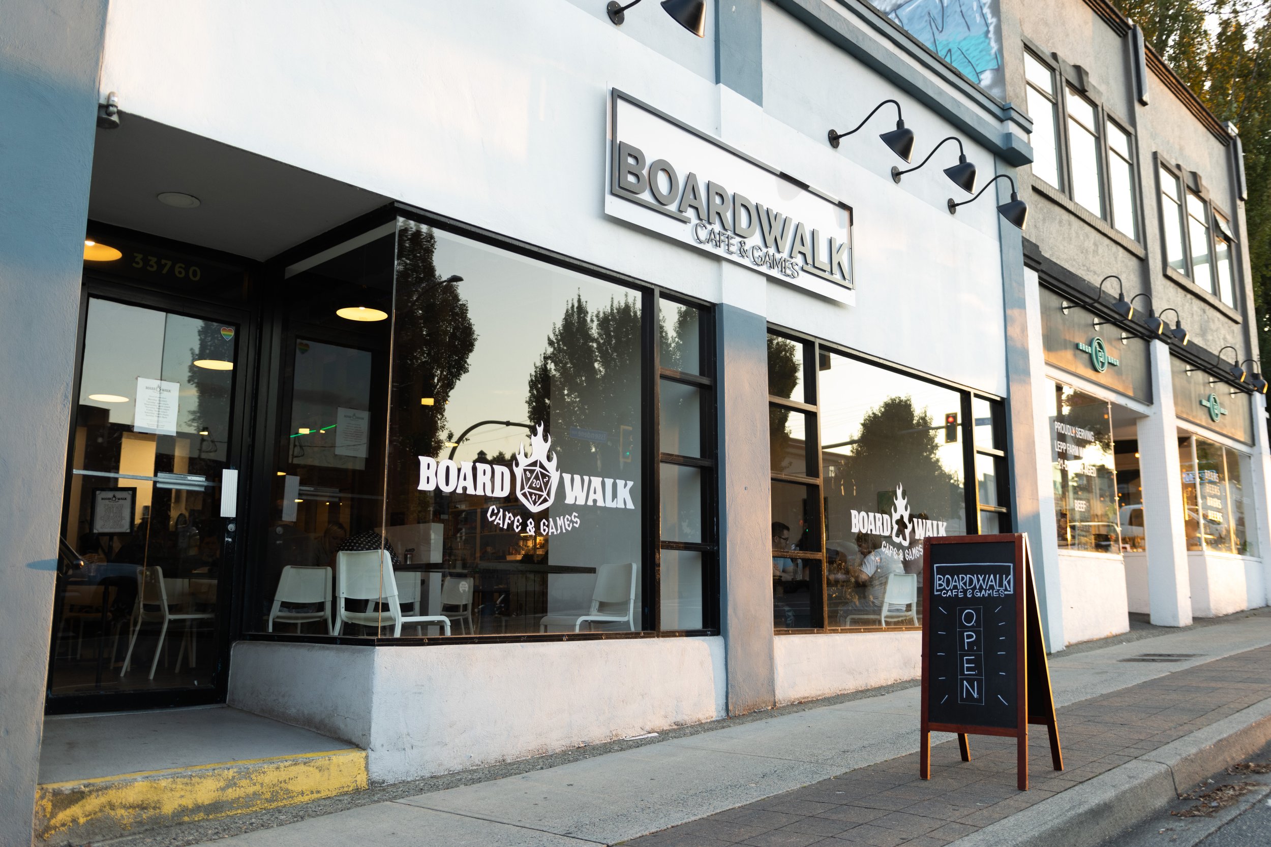 Menu — Boardwalk Cafe and Games Abbotsford