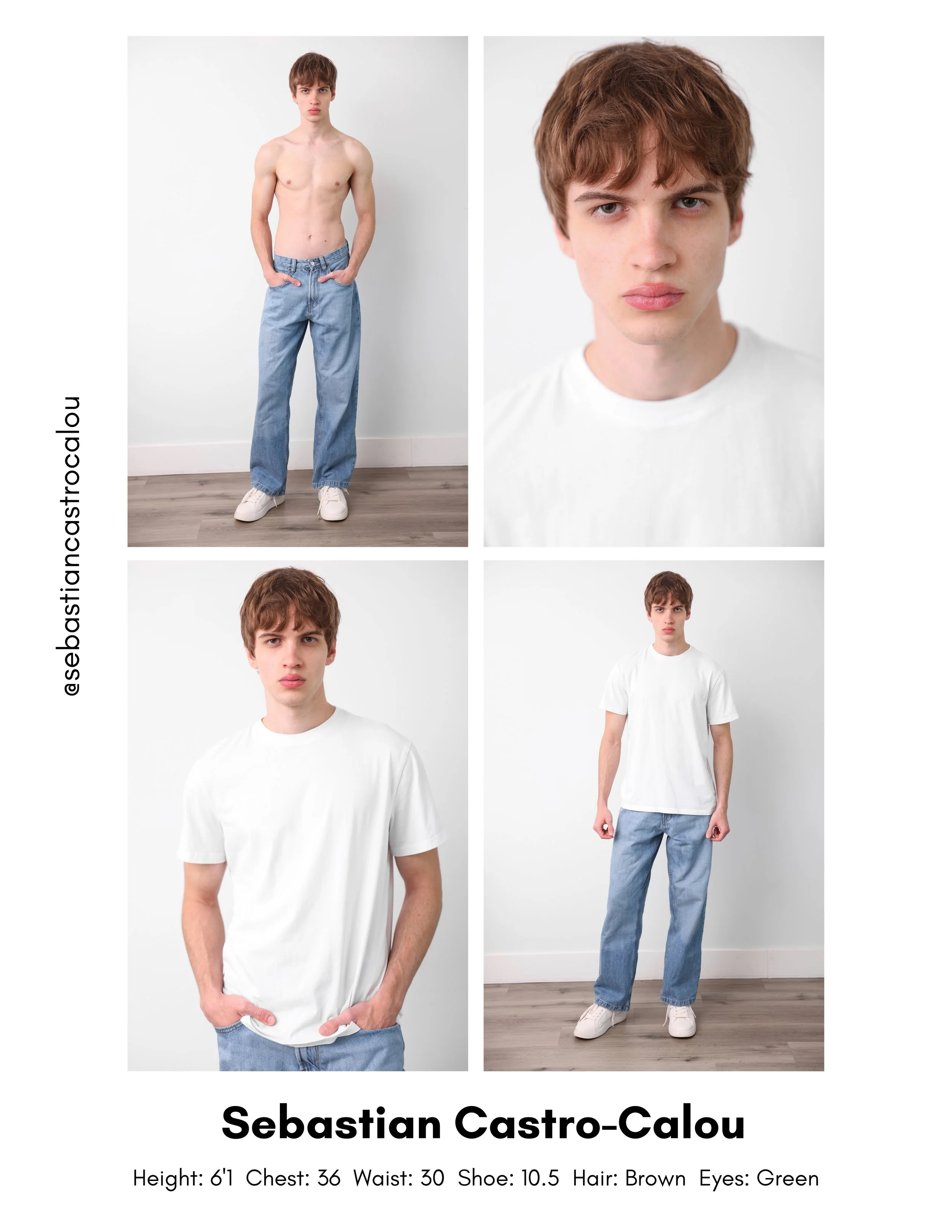 DIY Model Comp Card — By Brandon Andre