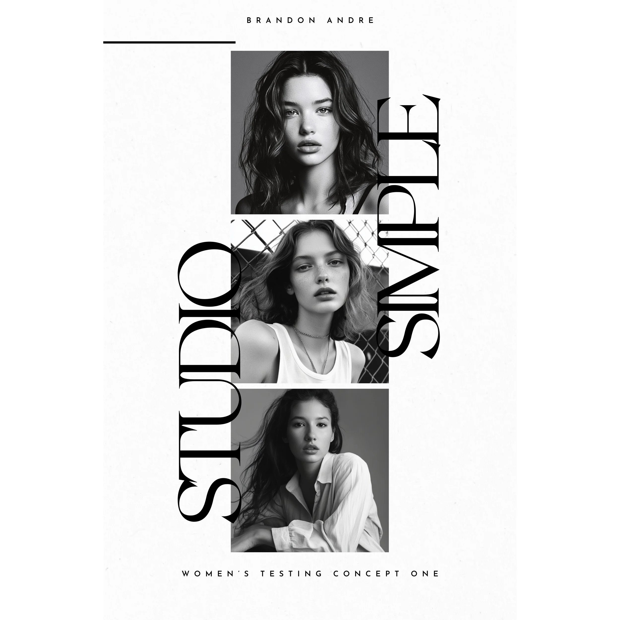 Women's Studio Simple Concept — By Brandon Andre