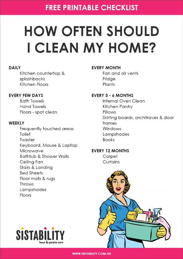 Maintaining a Pristine Home: A Complete Guide to Cleaning Frequency for ...