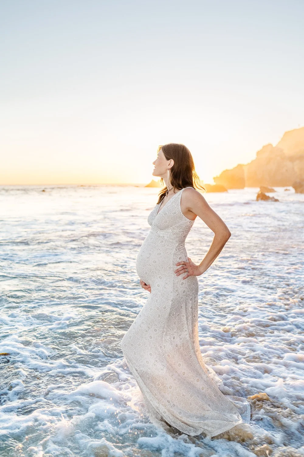 Sunset Beach Maternity Shoot — Megan W Photography