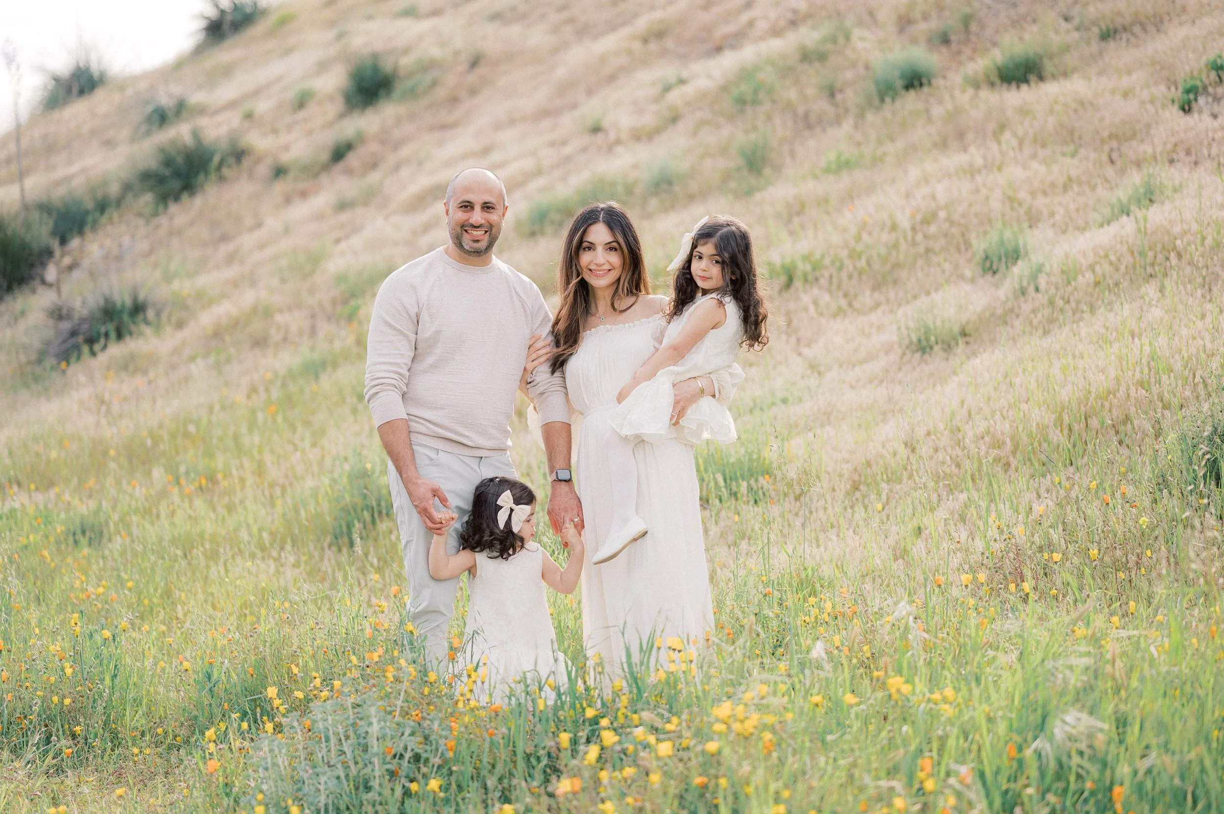 A Family Wildflower Session | Westlake Village, CA — Megan W Photography