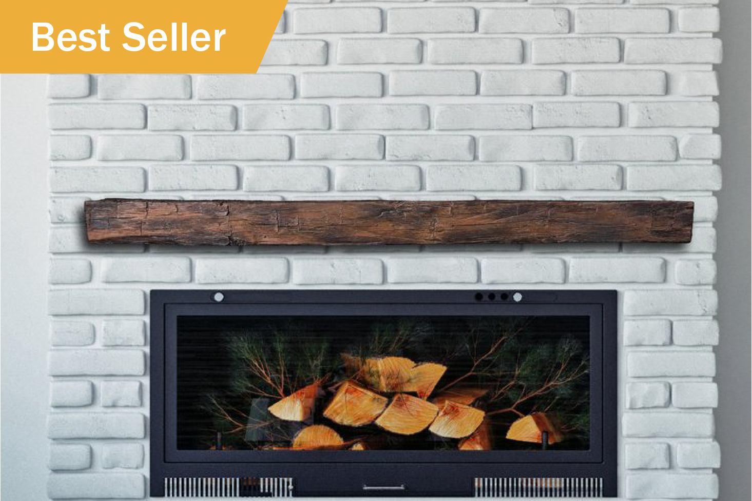 Hayloft Beam Non Combustible Mantel — Lexington Hearth