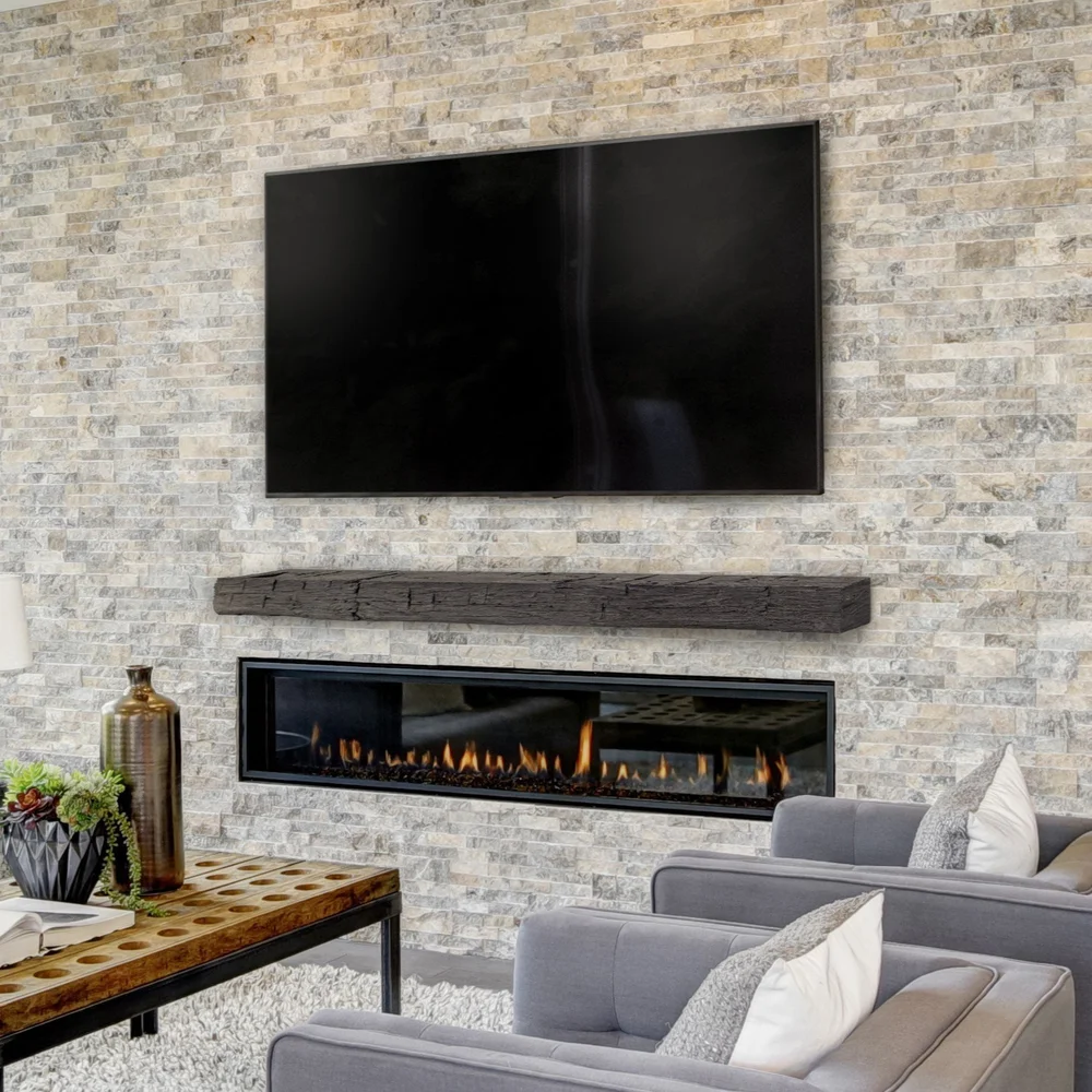 Hayloft Beam Non Combustible Mantel — Lexington Hearth