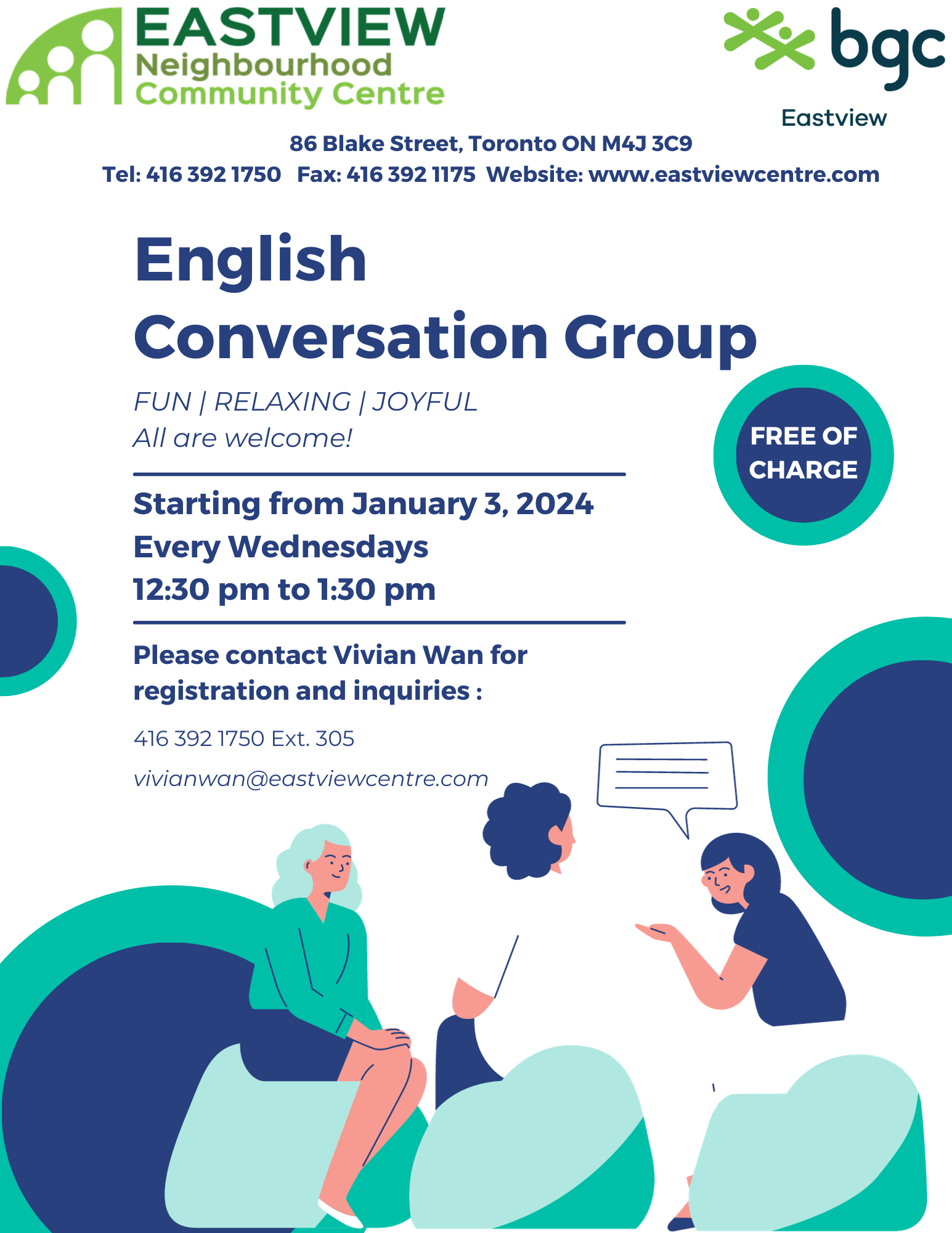 Newcomers — Eastview Neighborhood Community Centre