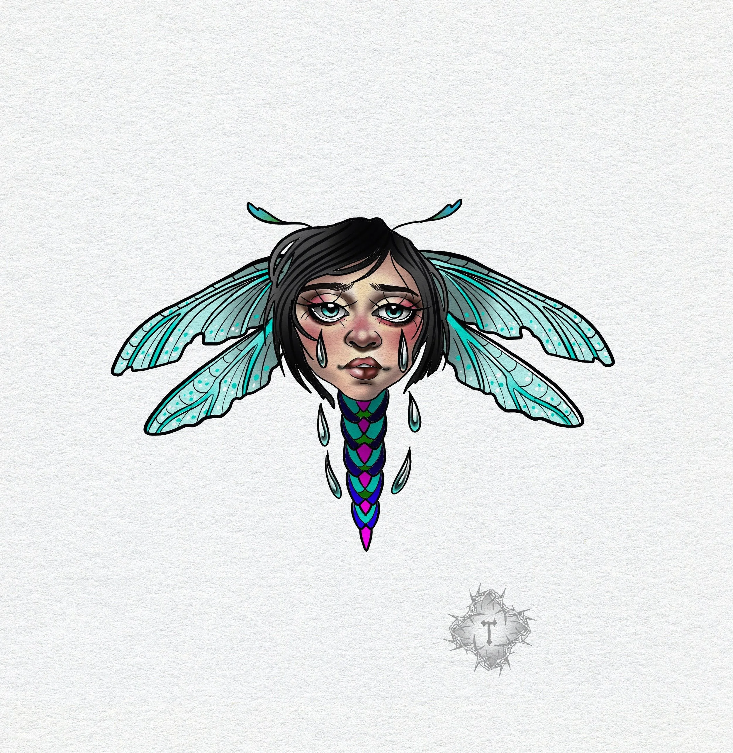 Flash Tattoo Store — Gray Wash Tash Tattoo