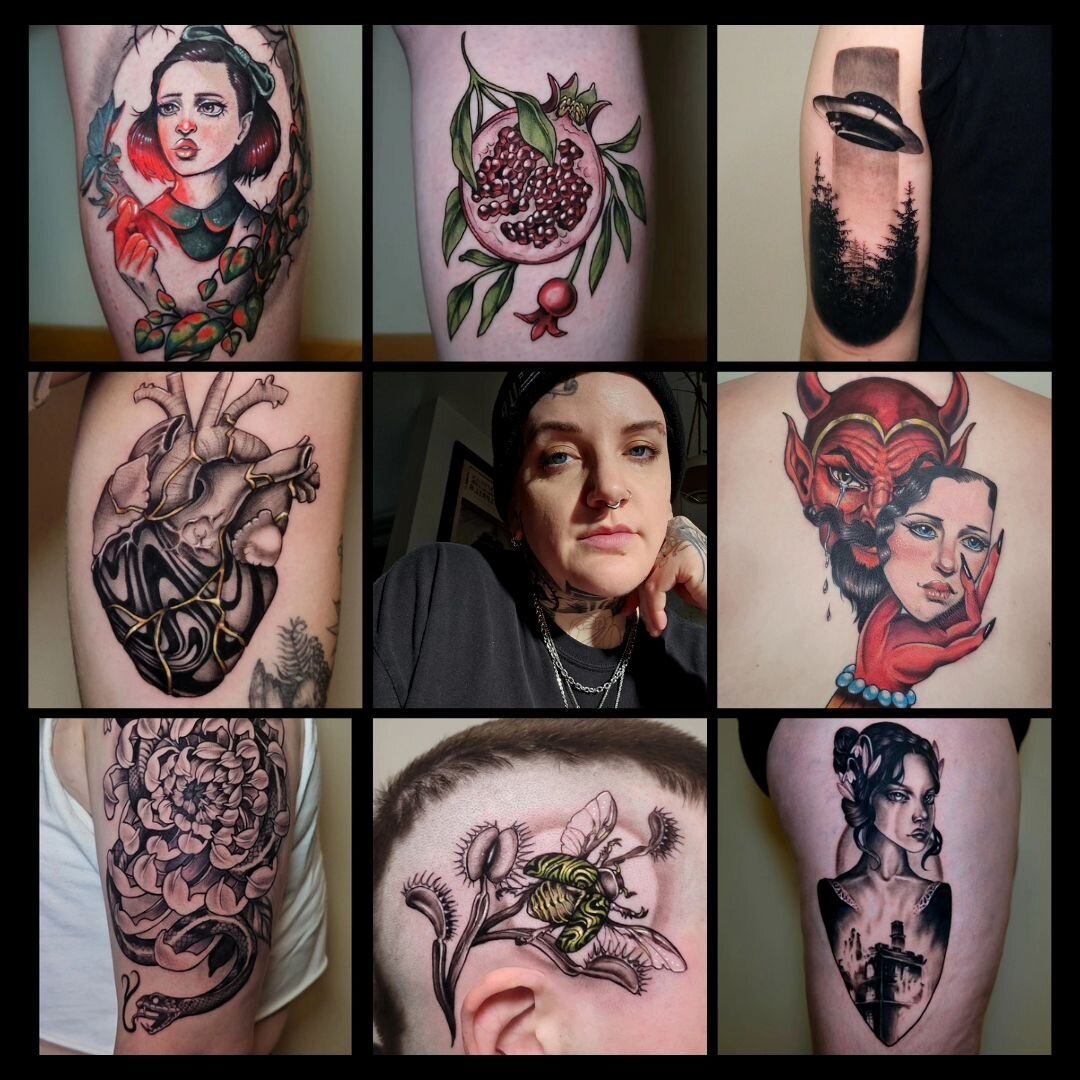 Gray Wash Tash Tattoo