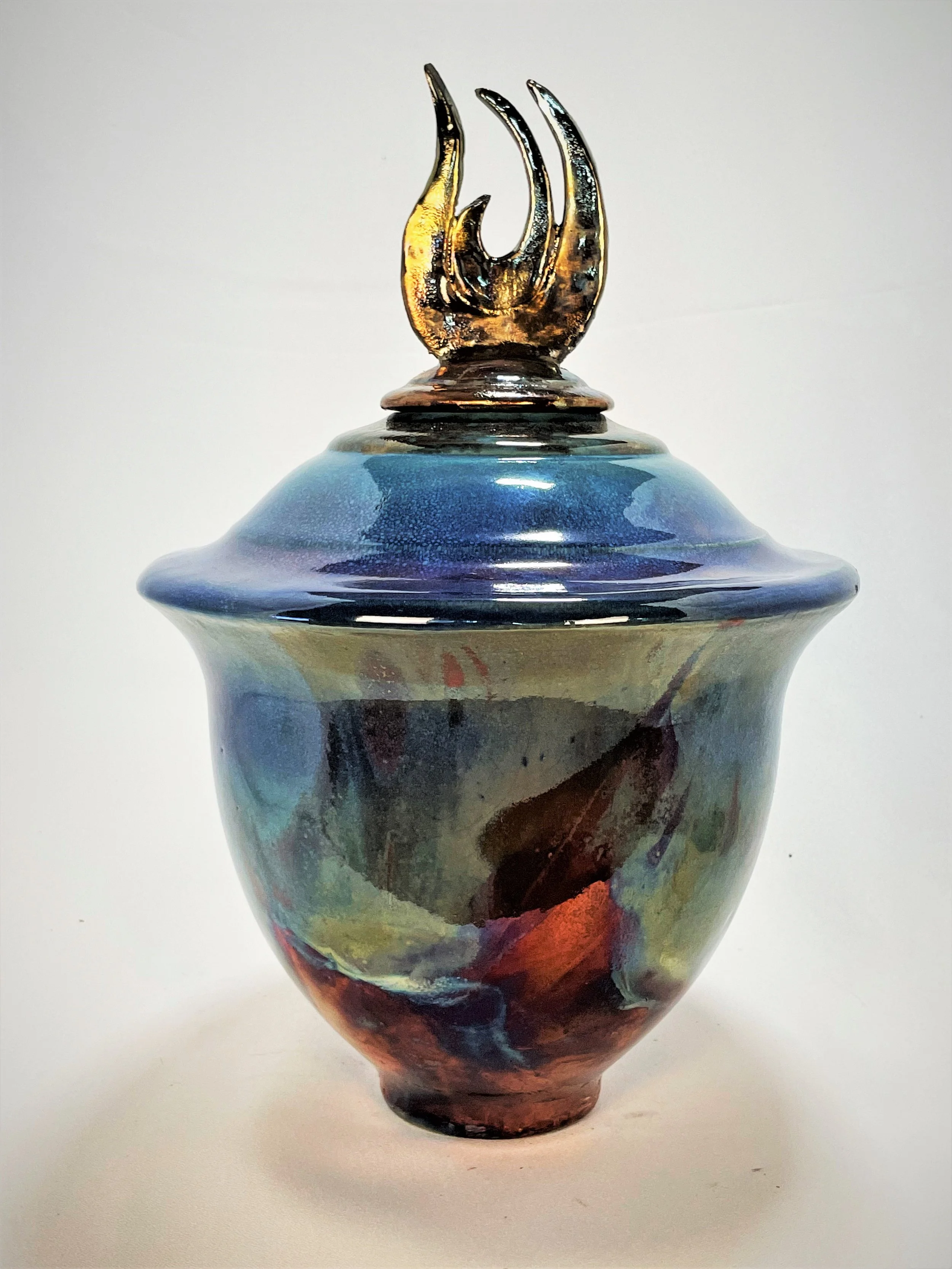 Opalescence Raku — Steve Sanders Raku