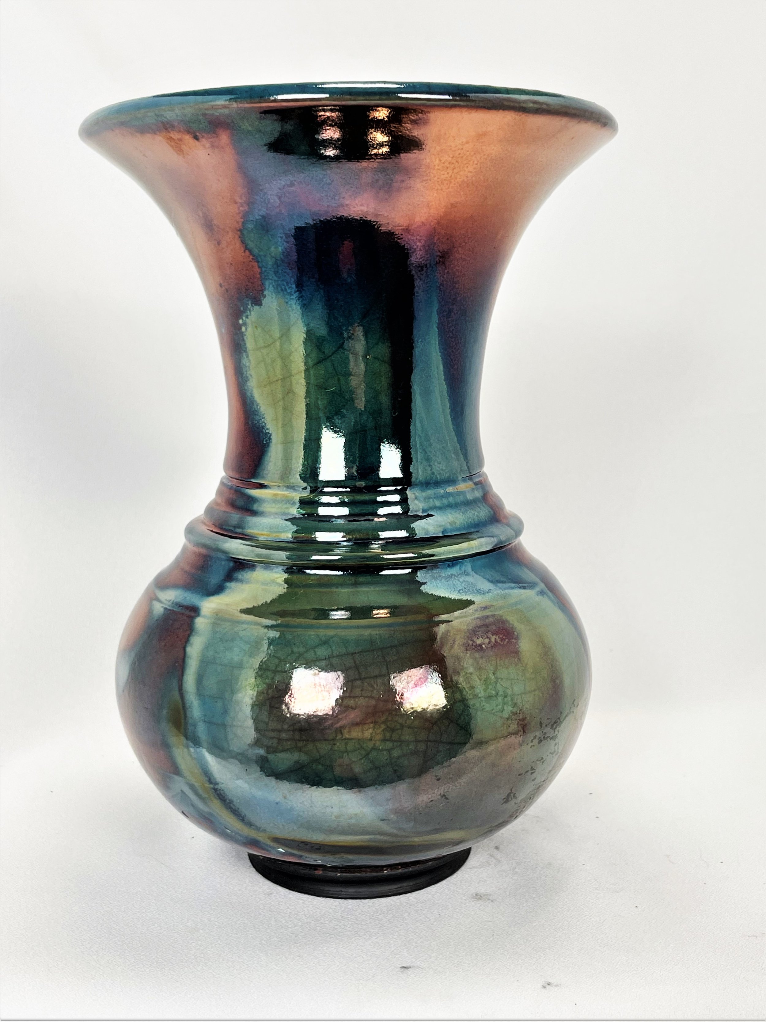 Luster Empress Vessel #4861 — Steve Sanders Raku