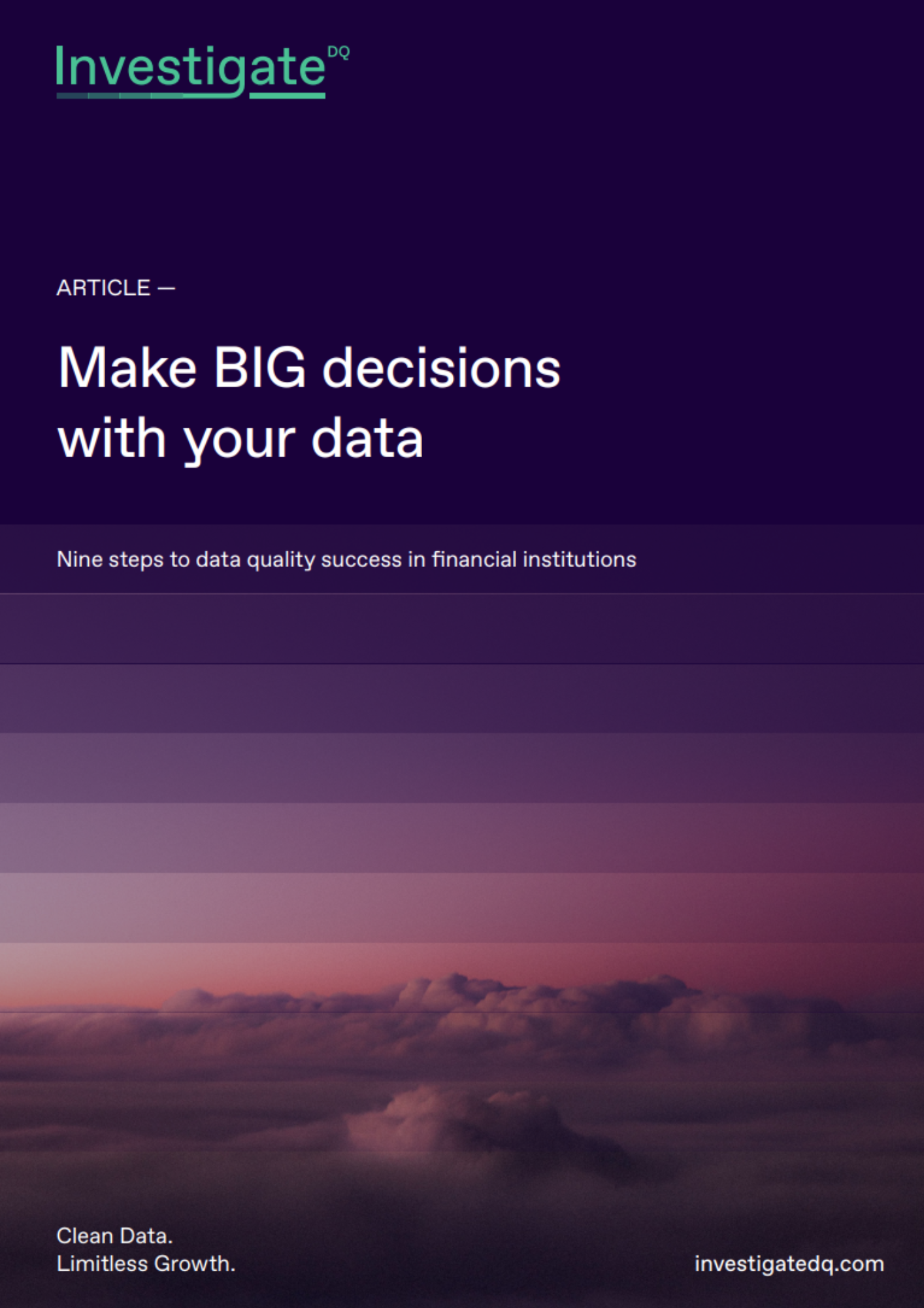 Nine steps to data quality success in financial institutions ...