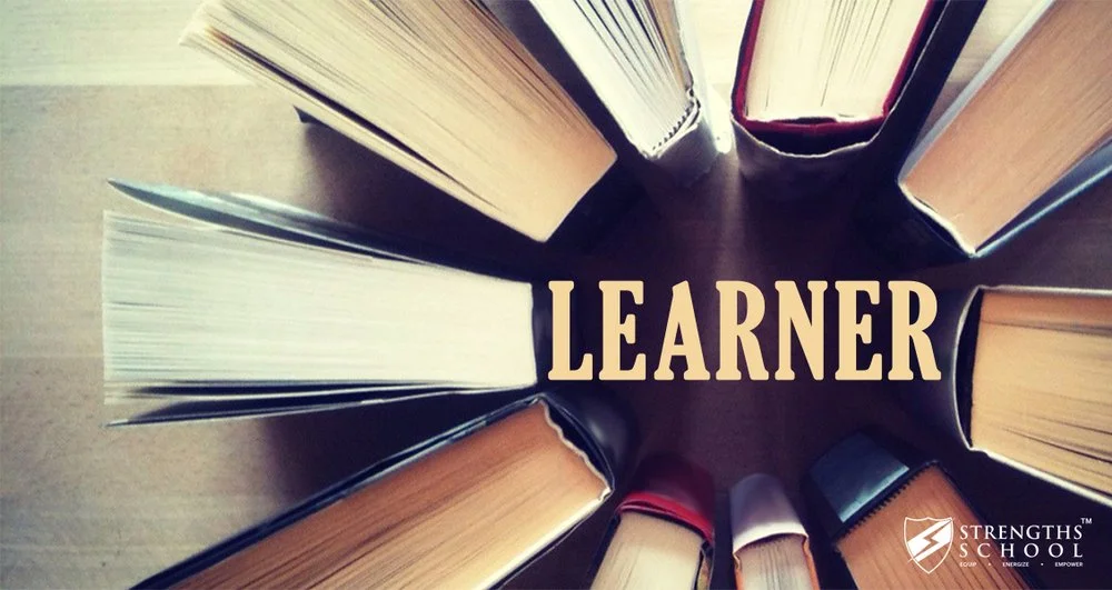 Featuring StrengthsFinder Learner — Growing Talent to Strength ...