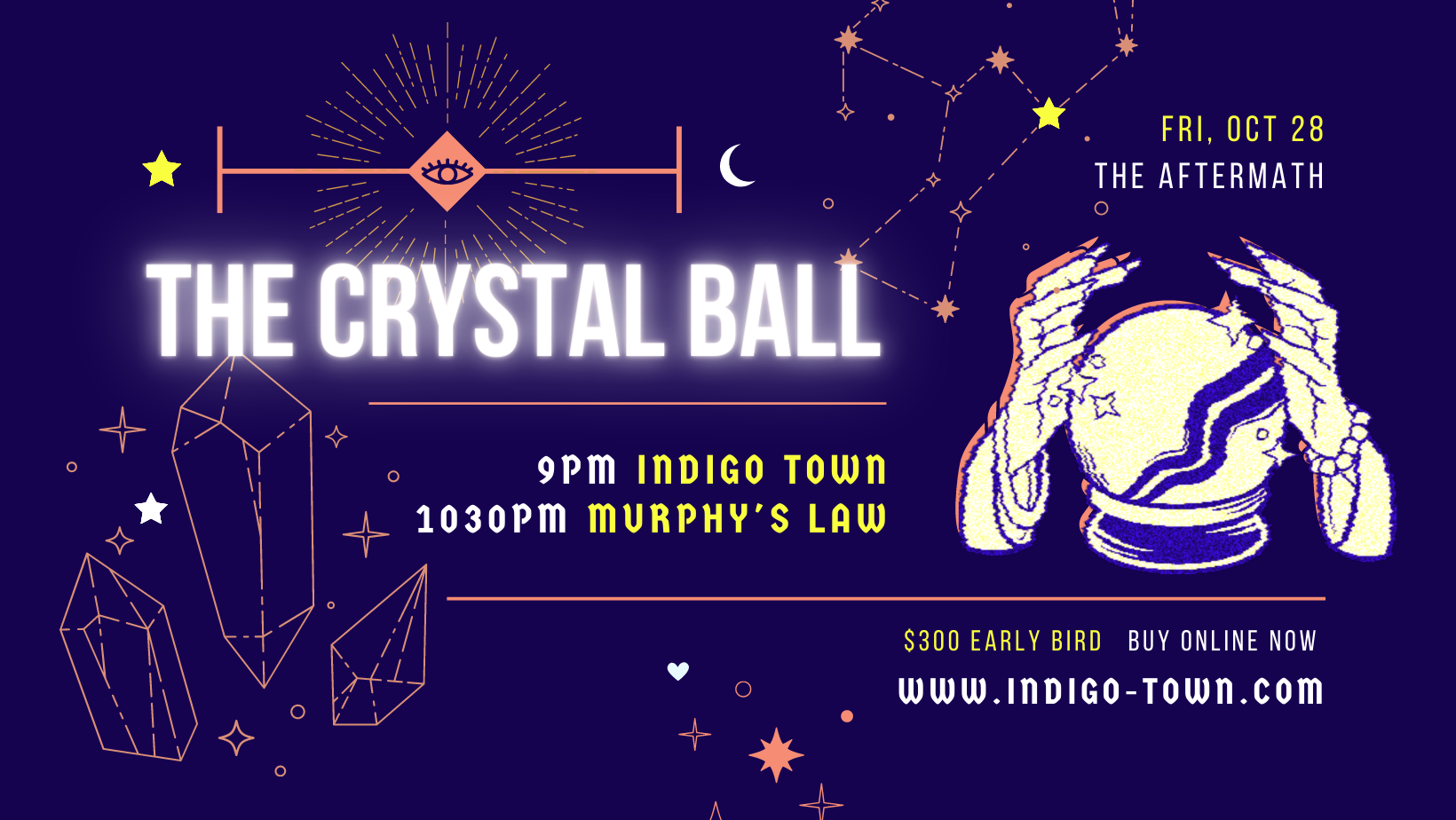 "The Crystal Ball" Halloween Party Live Show — Indigo Town — Indigo Town