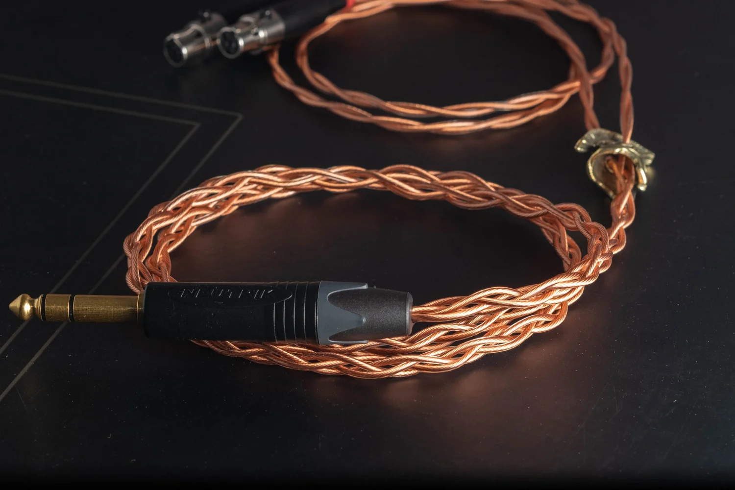 8 core coffee litz headphone cable — Handcrafted in Europe with High ...