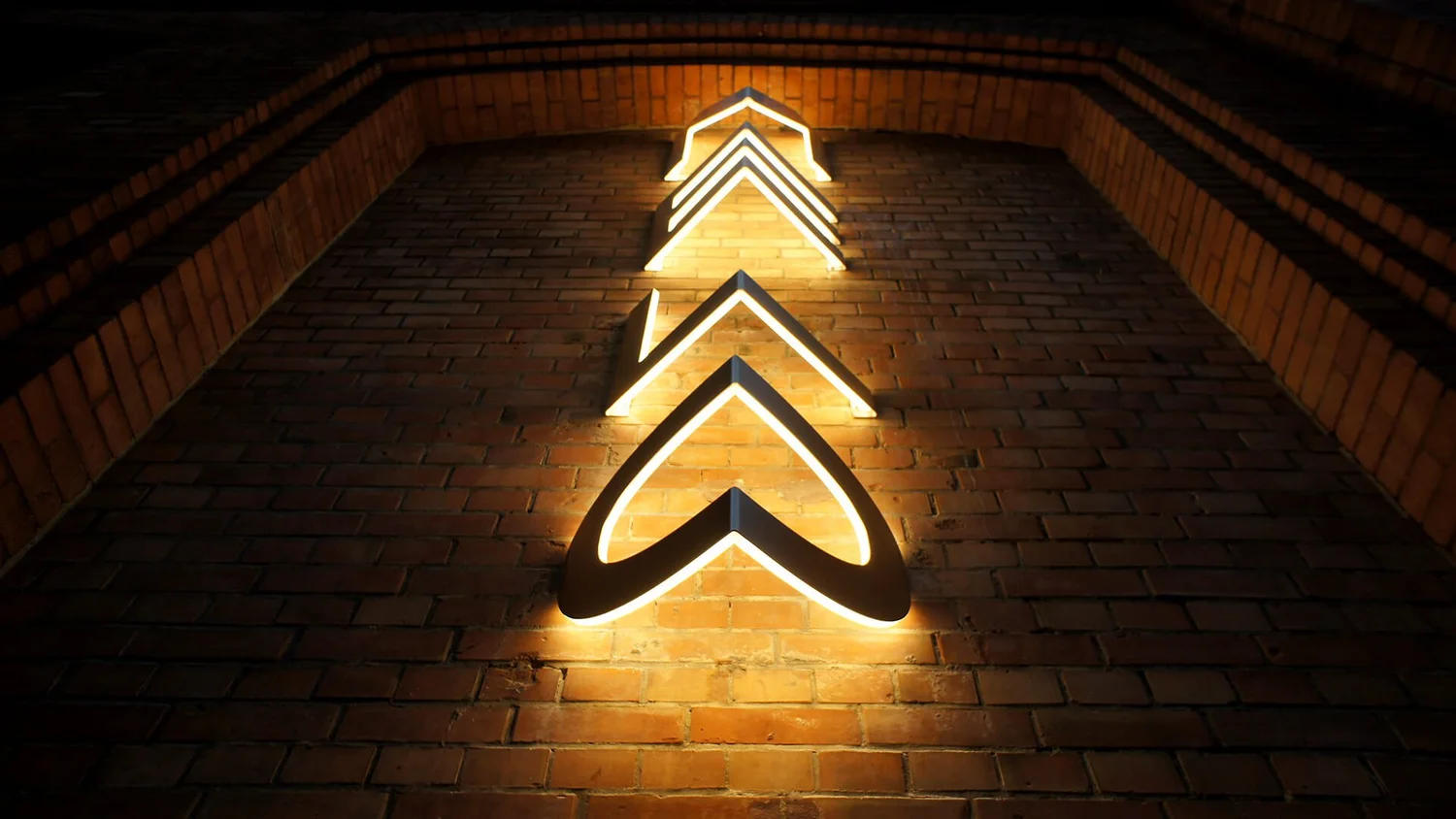 Site-specific light art sculpture. — Studio De Schutter