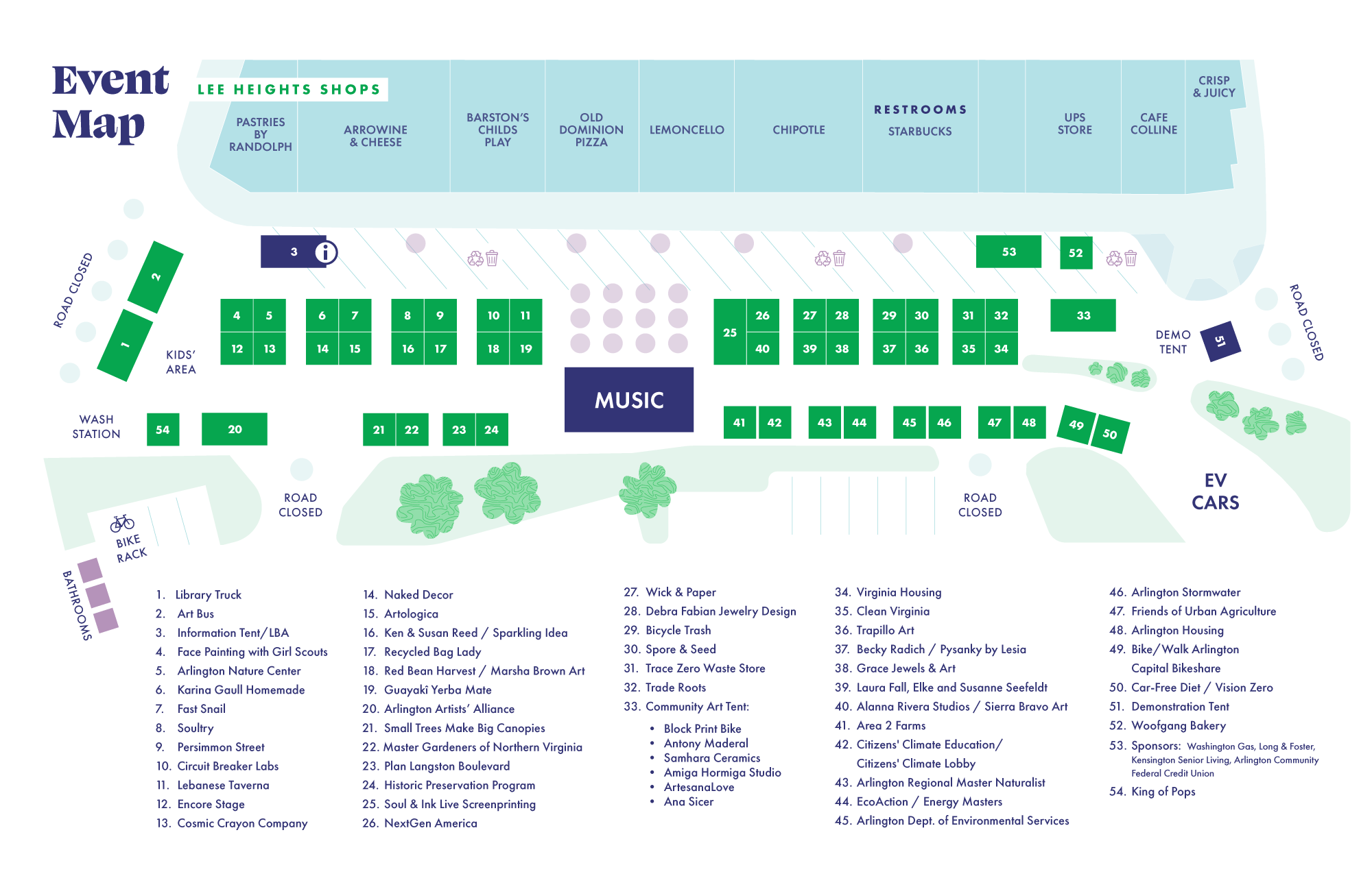 Festival Map — LBA Earth Day