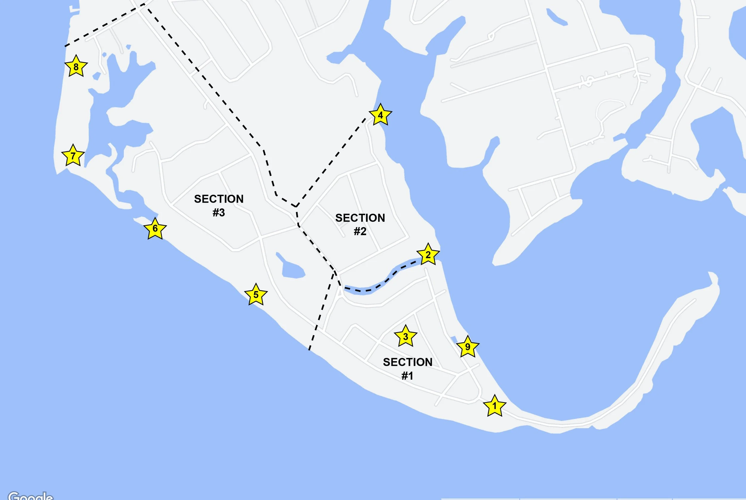 MAP — SILVER BEACH ASSOCIATION