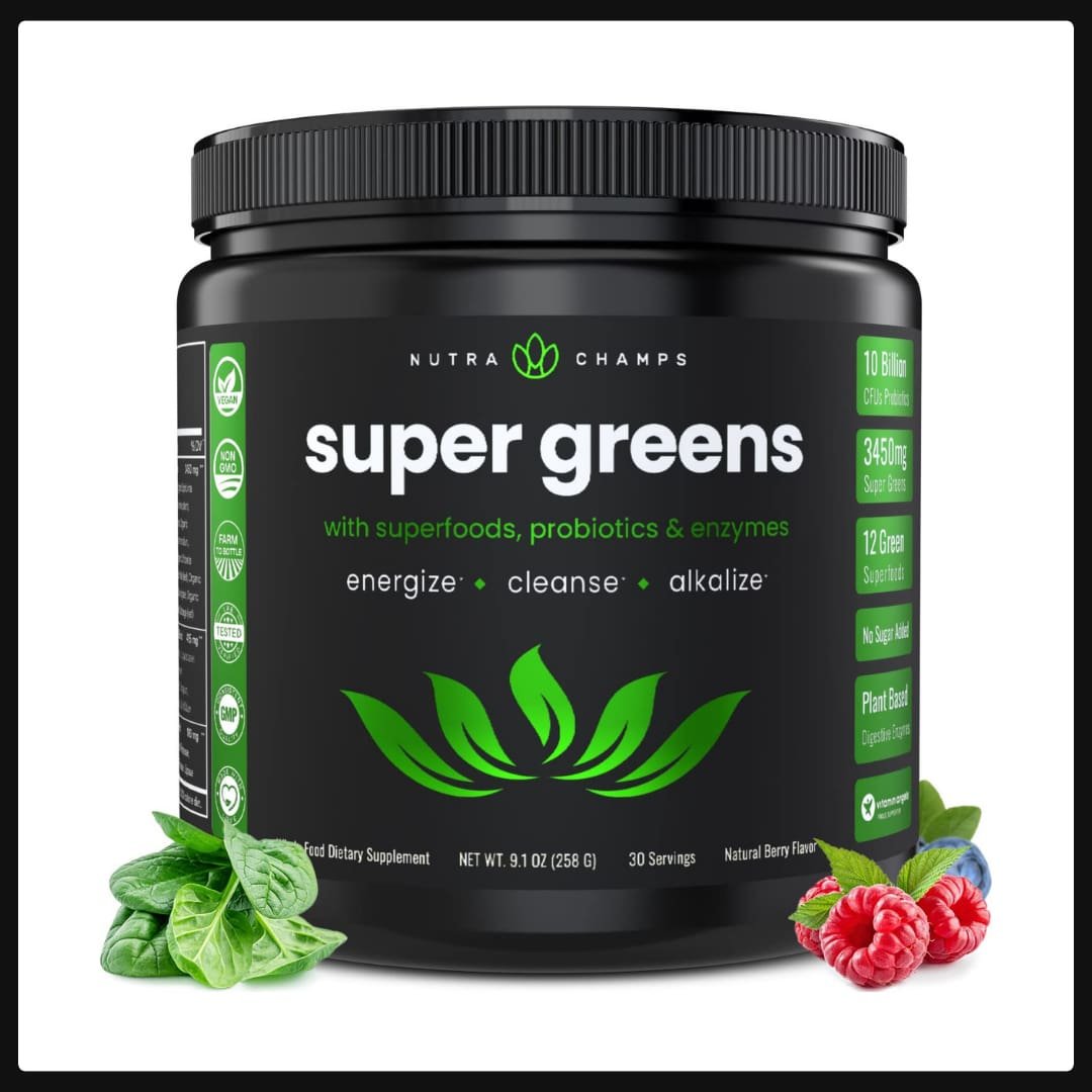 NutraChamps Super Greens Review — Unstoppabl