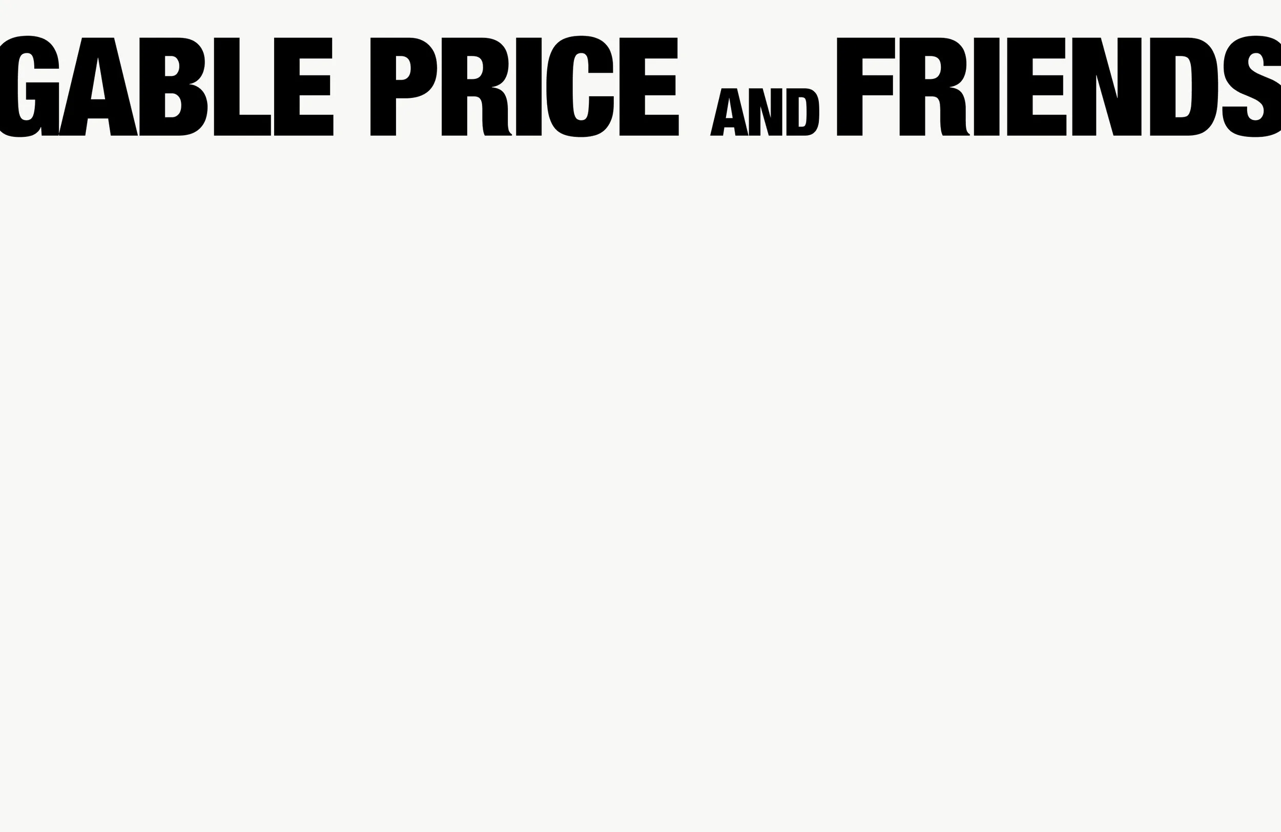 Gable Price And Friends