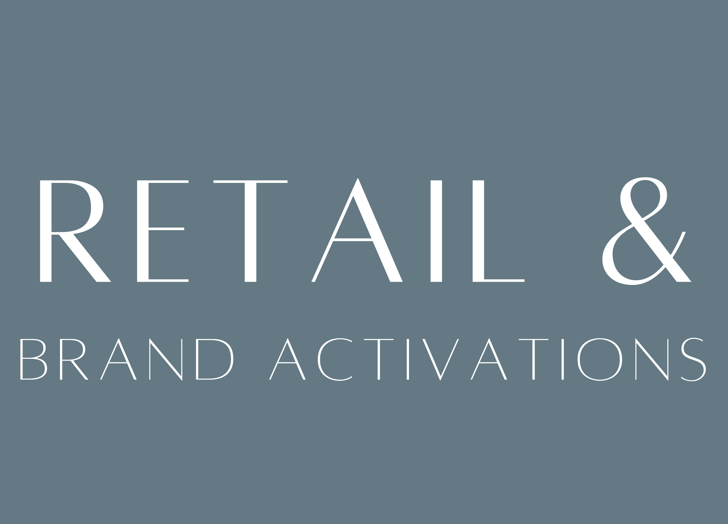 Retail/Brand Activation — Allure & Alchemy