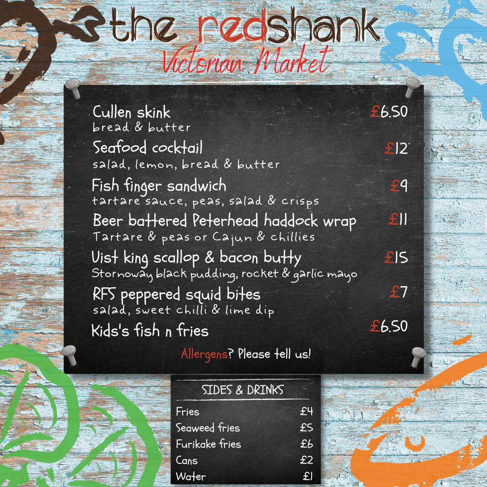 Menu — The Redshank