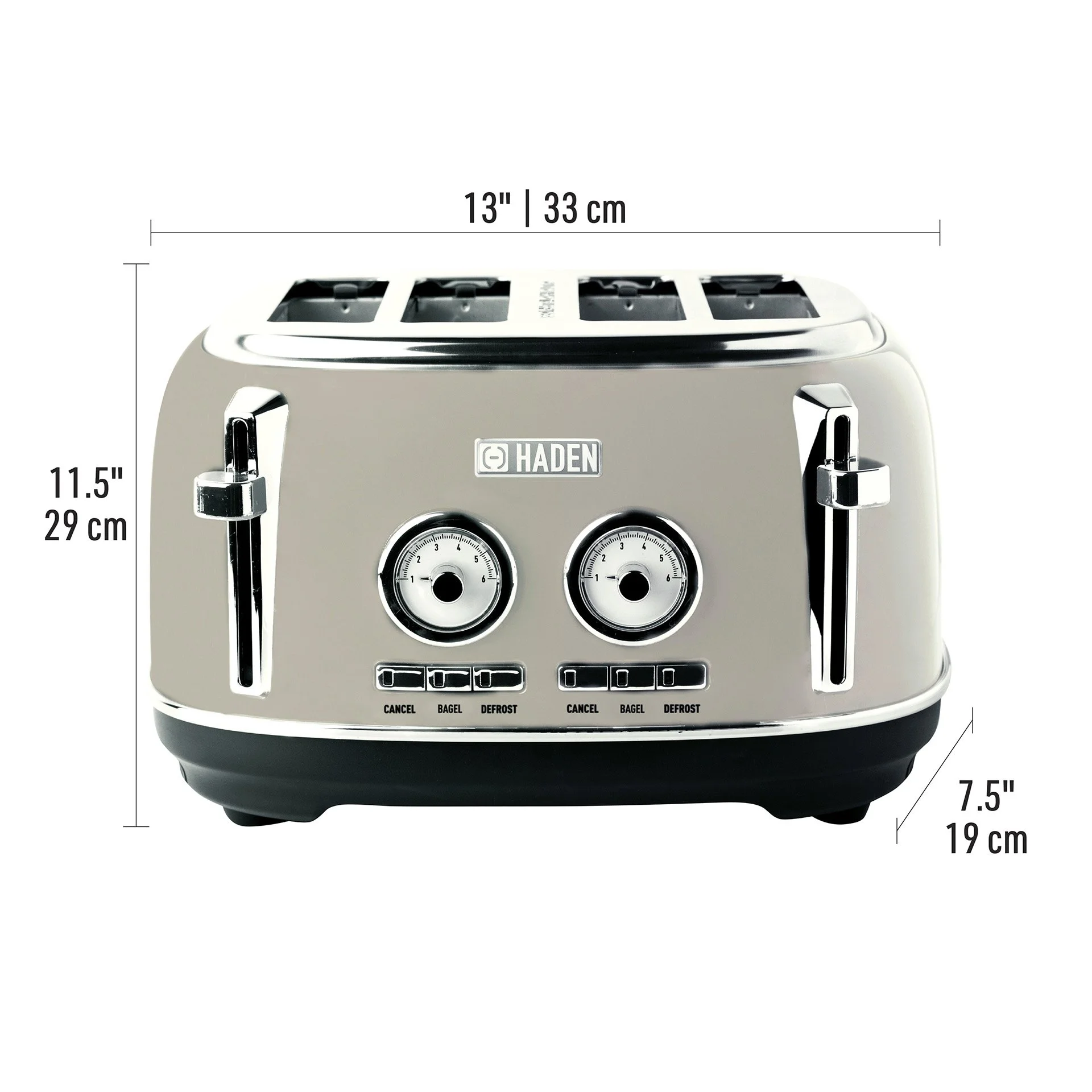 Dorset 2-Slice Toaster - Putty — Haden Canada