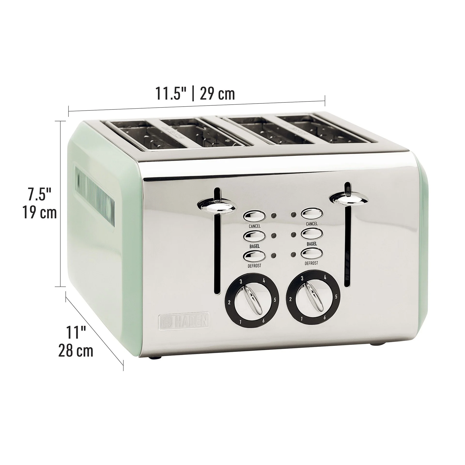 Dorset 2-Slice Toaster - Putty — Haden Canada