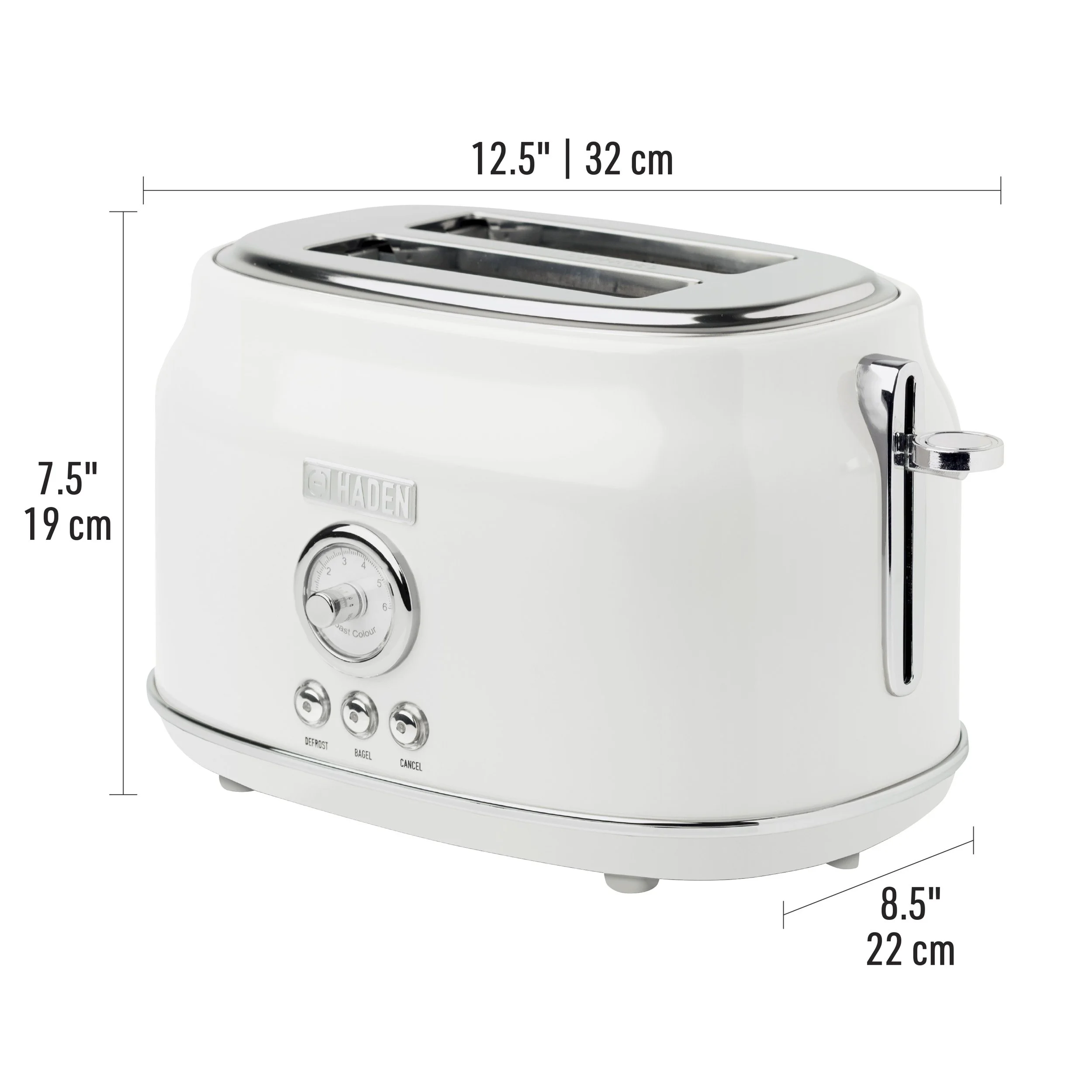 Dorset 2-Slice Toaster - Putty — Haden Canada