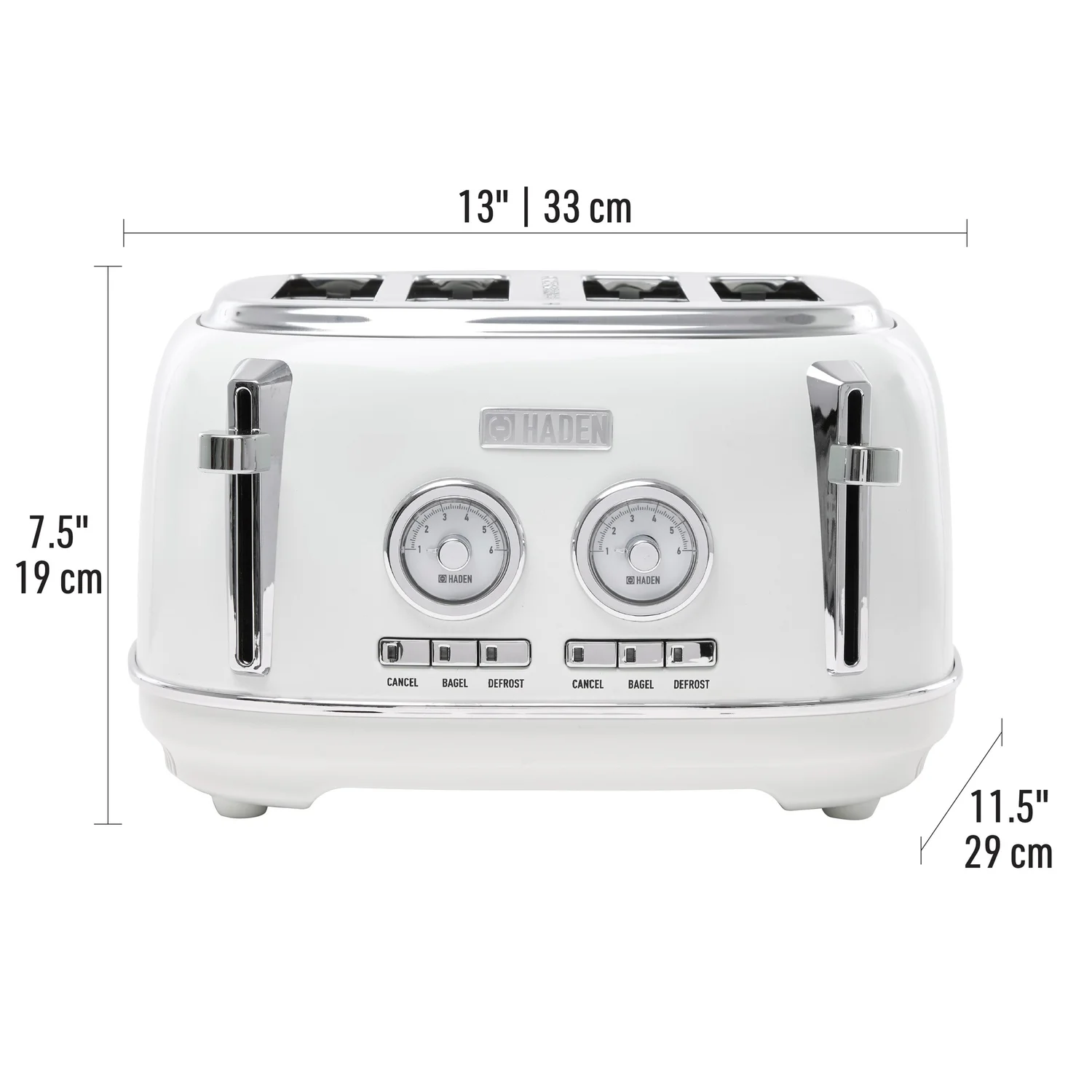 Dorset 2-Slice Toaster - Putty — Haden Canada