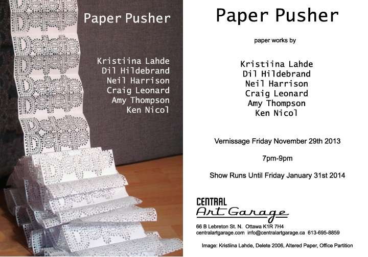 Paper Pusher — Central Art Garage