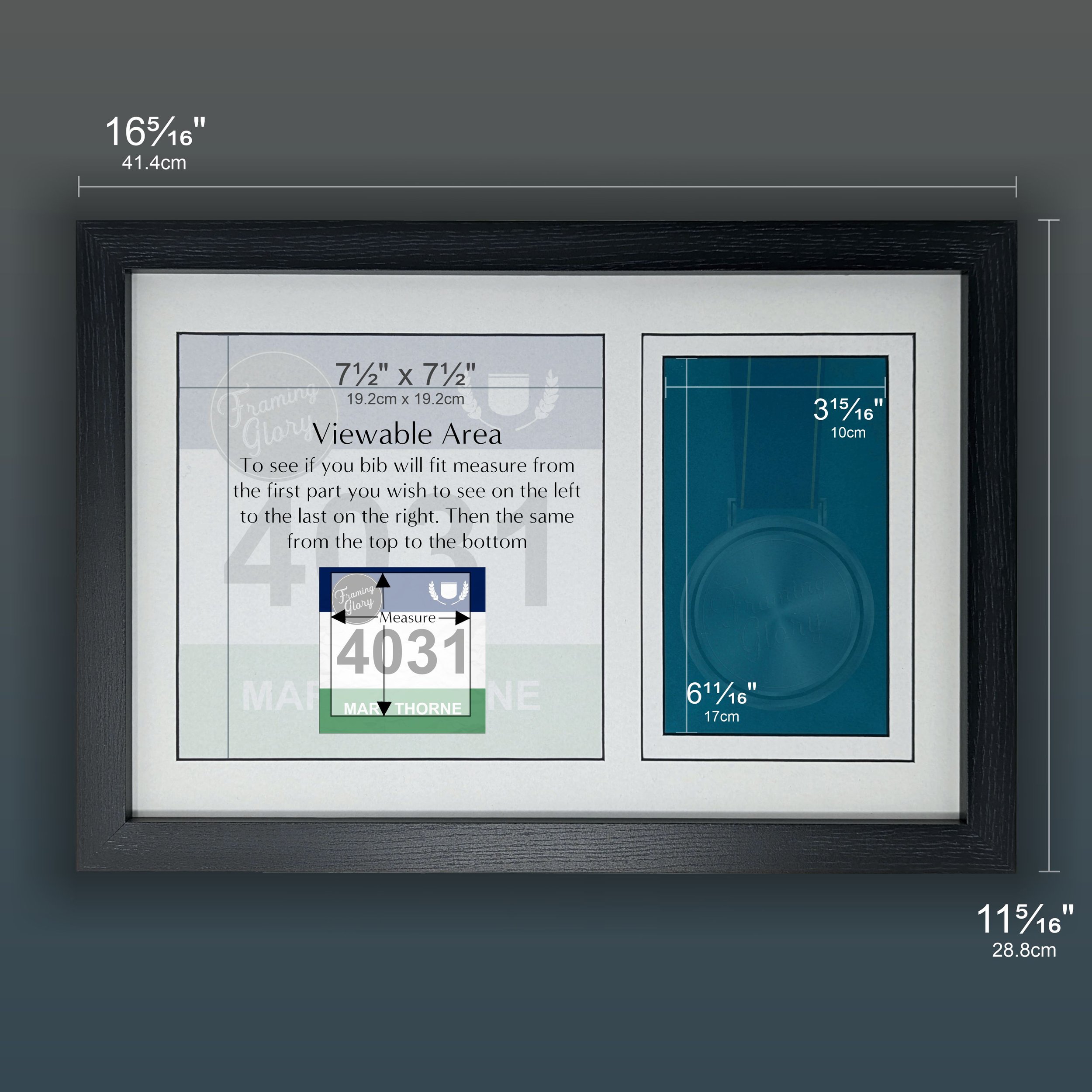 Race Bib & Medal Display Frame - Runner Gifts - Framing Glory - Gifts ...