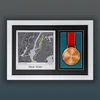 Map & Double Medal Display Frame - Runner Gifts - Framing Glory - Gifts ...