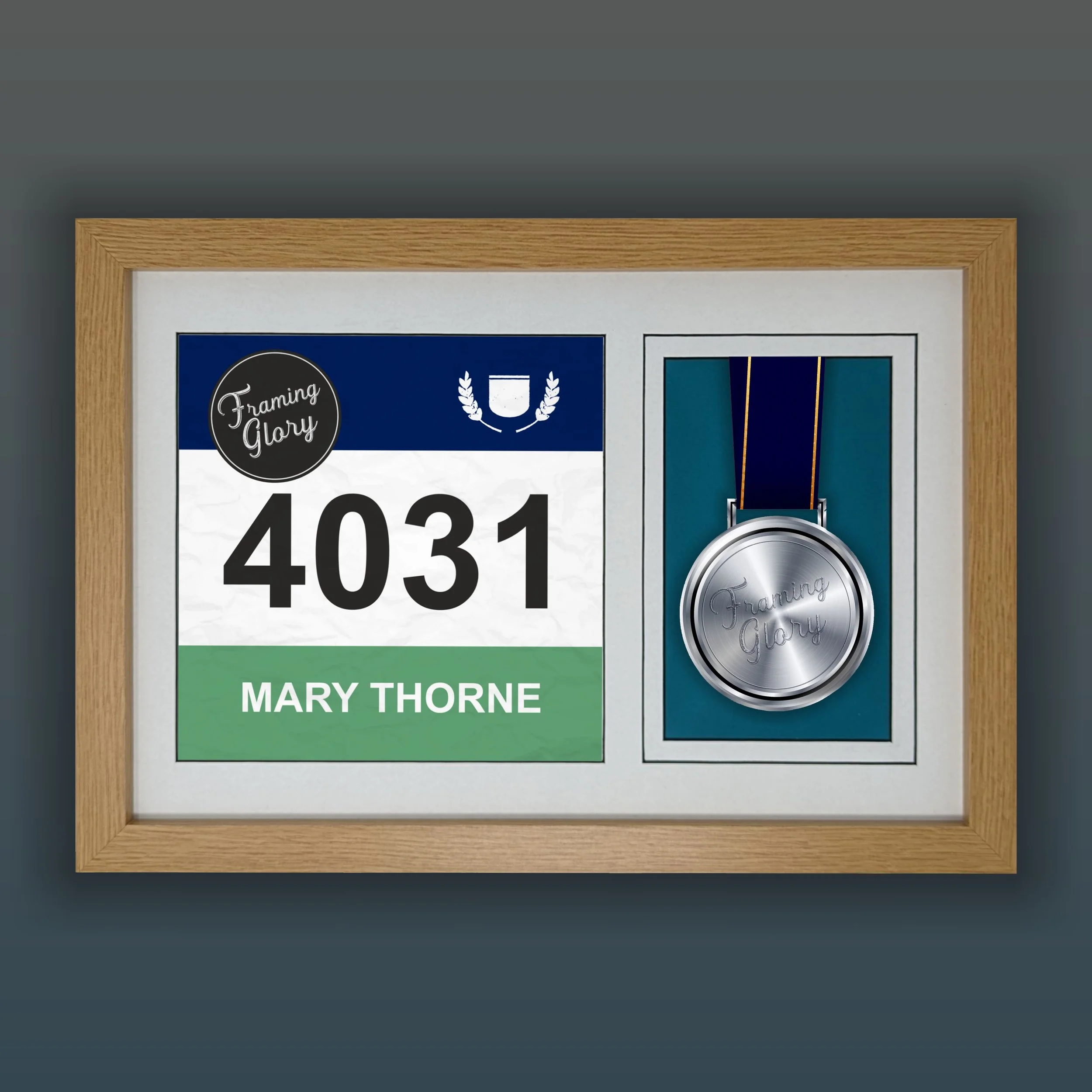 Map & Double Medal Display Frame - Runner Gifts - Framing Glory - Gifts ...