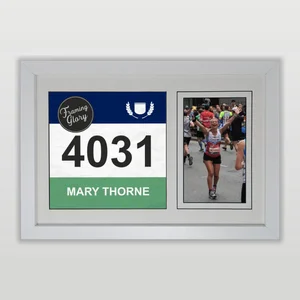 Race Bib & Medal Display Frame - Runner Gifts - Framing Glory - Gifts ...