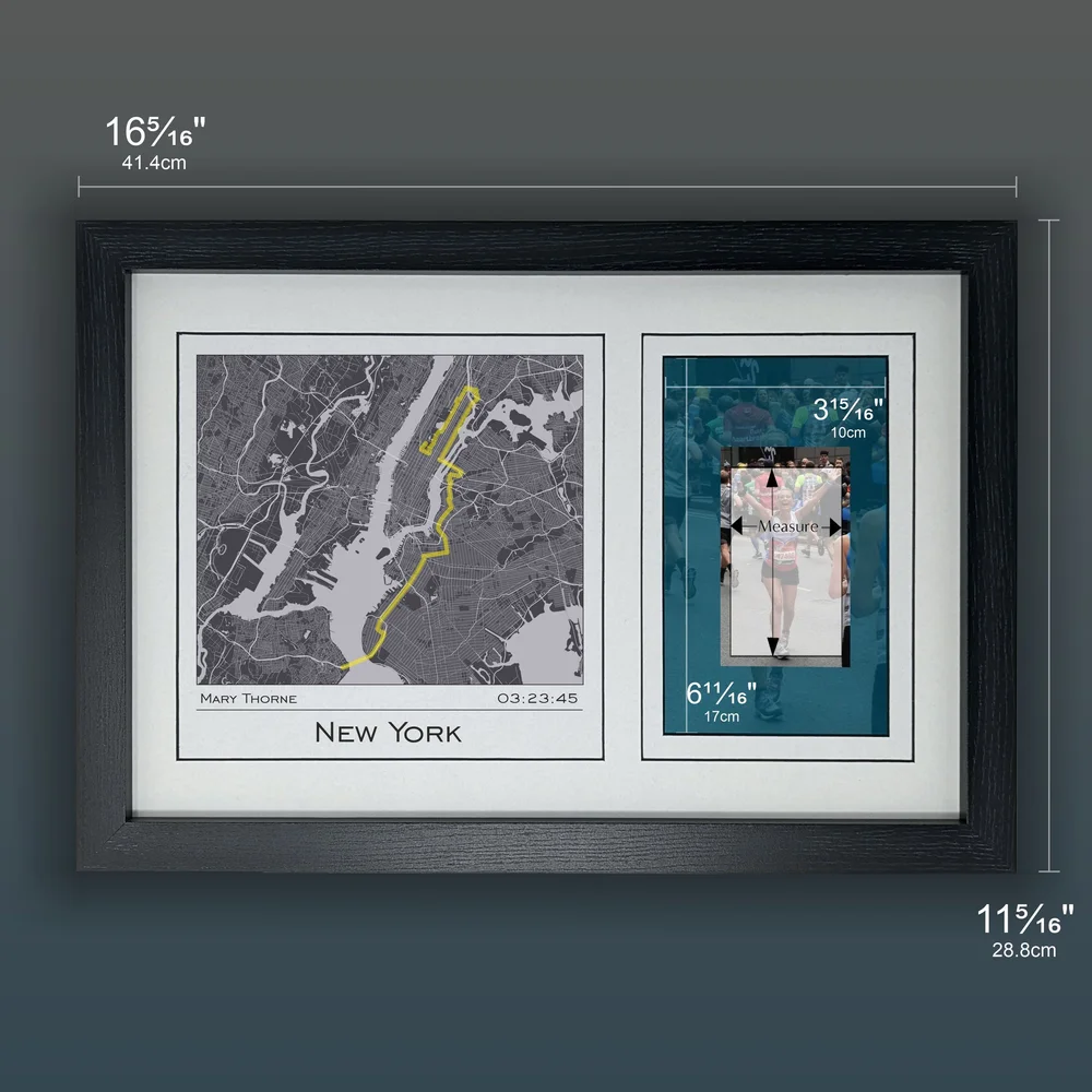 Bay to Breakers - Map & Medal Display Frame - Marathon Gifts - Framing ...