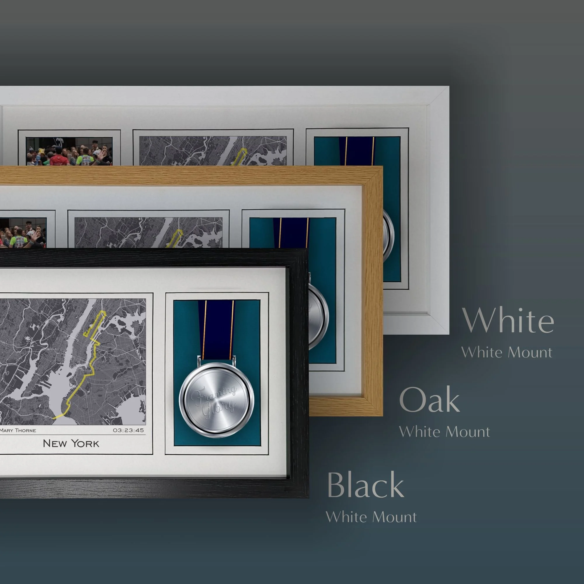 Trail Map & Photo Display Frame - Cross Country & Trail Running Gifts ...