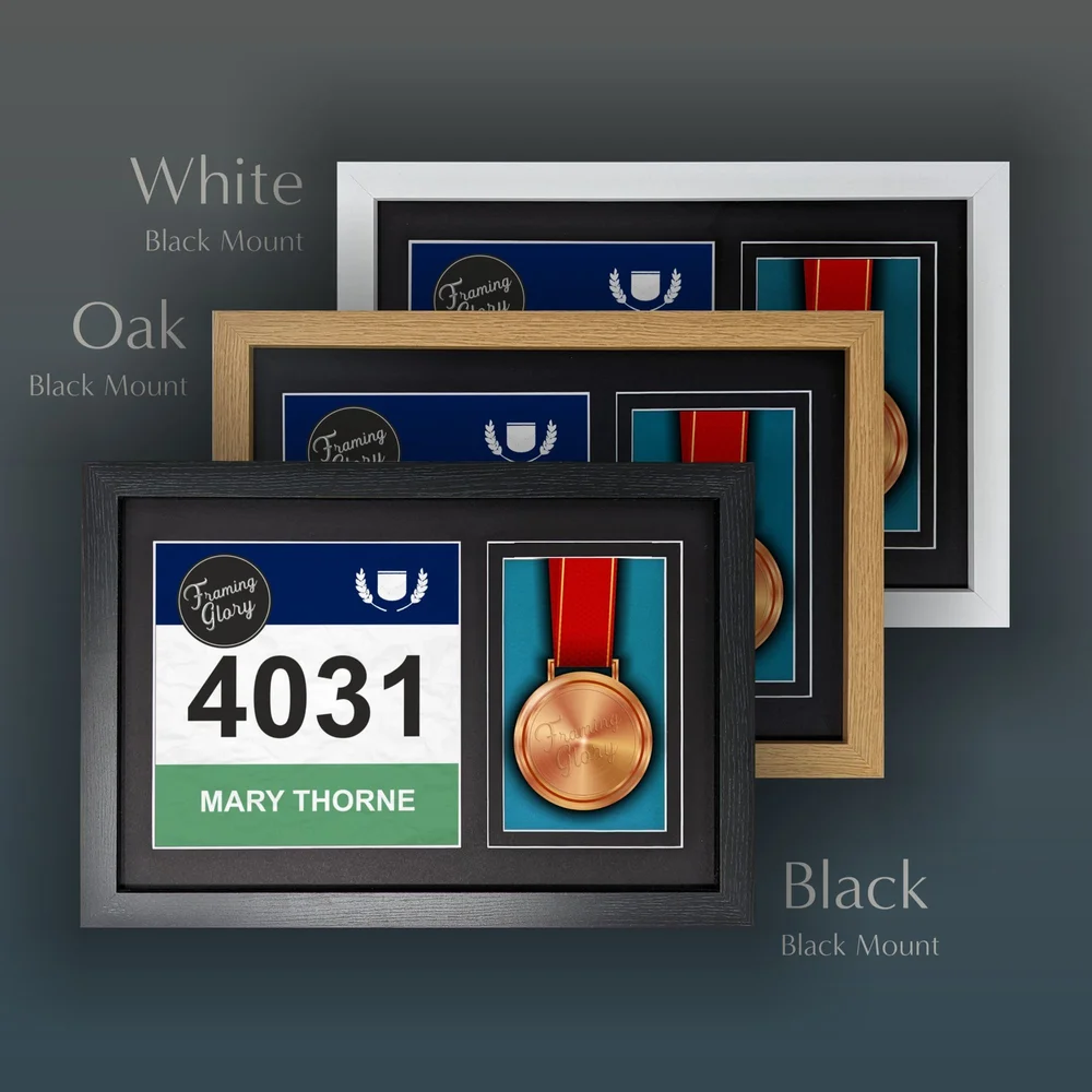 Trail Map, Photo & Medal Display Frame - Cross Country & Trail Running ...