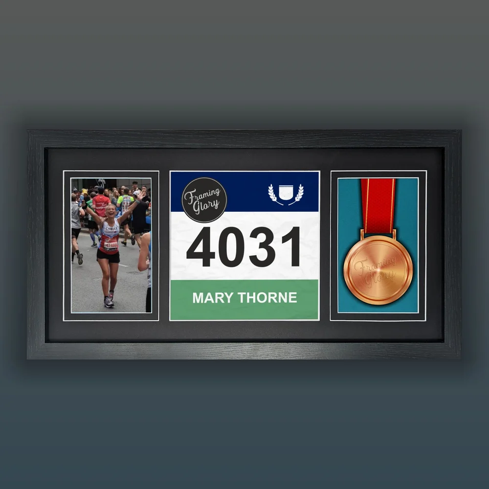 Trail Map, Photo & Medal Display Frame - Cross Country & Trail Running ...