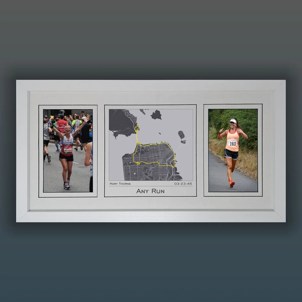 Race Bib & Photo Display Frame - Runner Gifts - Framing Glory - Gifts ...