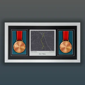 Trail Map, Photo & Medal Display Frame - Cross Country & Trail Running ...