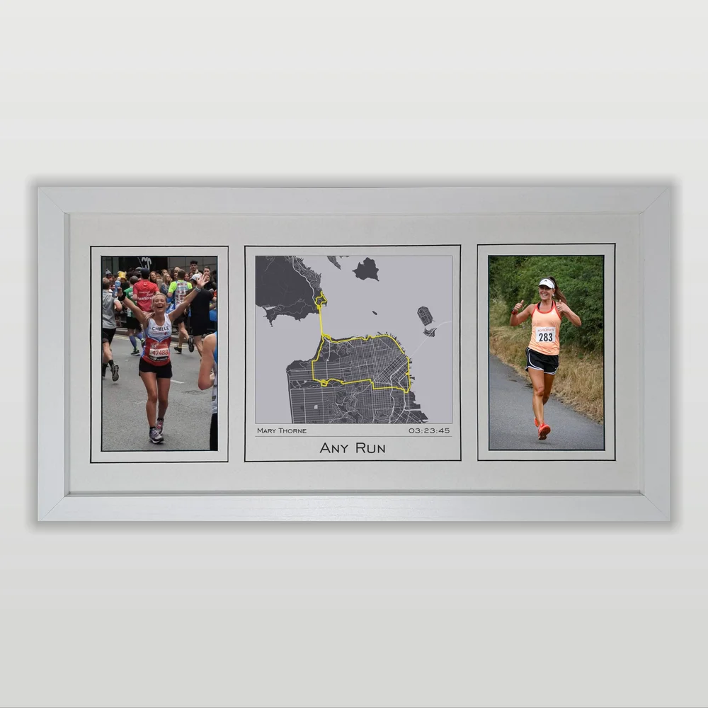 Race Bib & Photo Display Frame - Runner Gifts - Framing Glory - Gifts ...