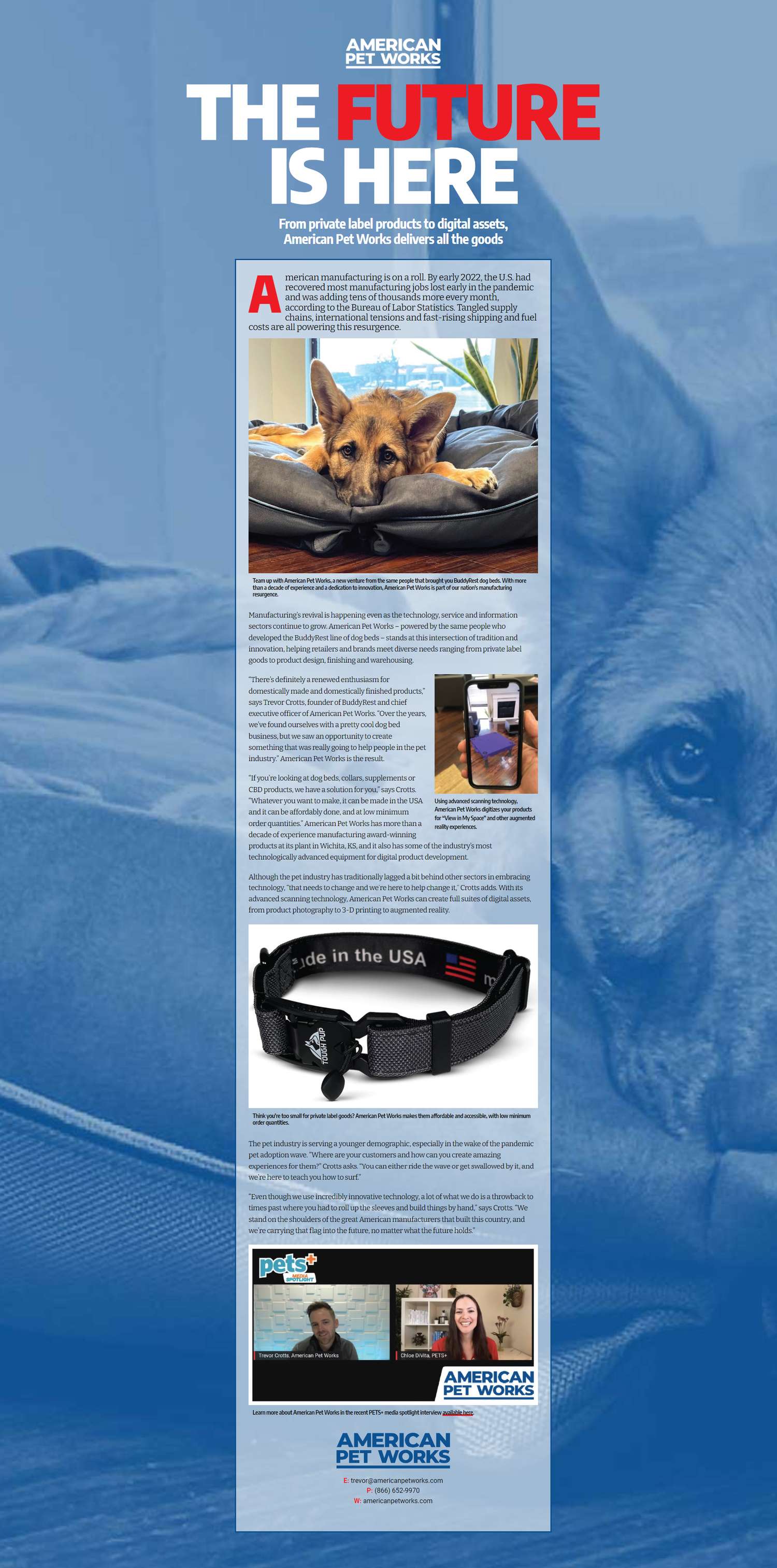 Manufacturer of Custom Pet Products | American Pet Works