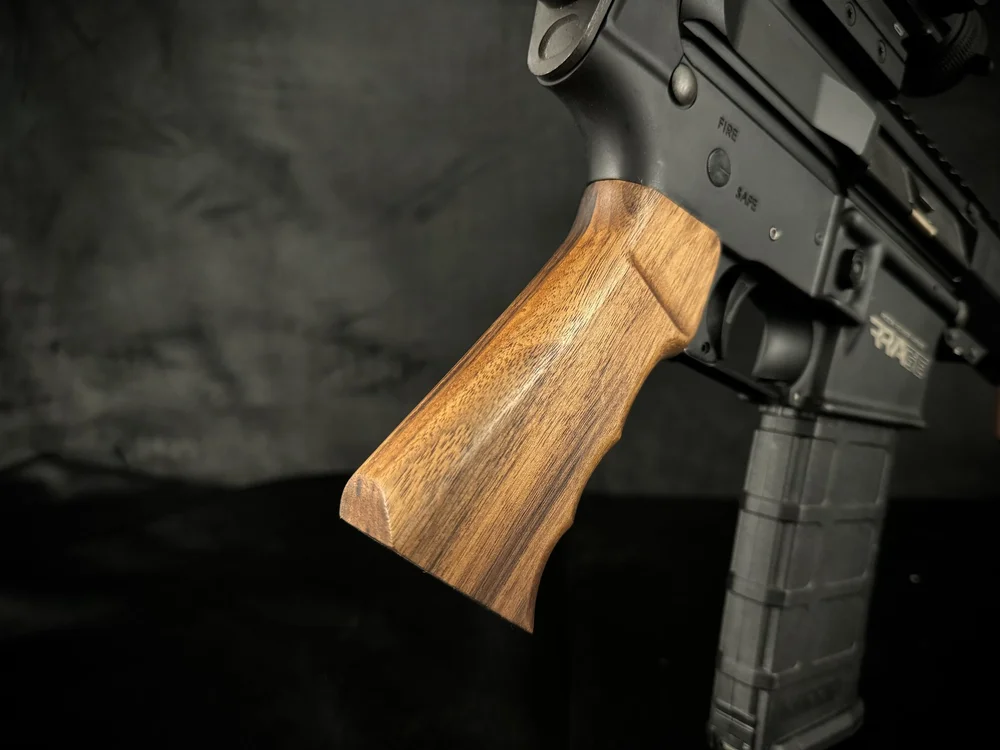AR15 Grips — Shop — RAILWOODS M-Lok Rail Covers and Wood AR15 Furniture