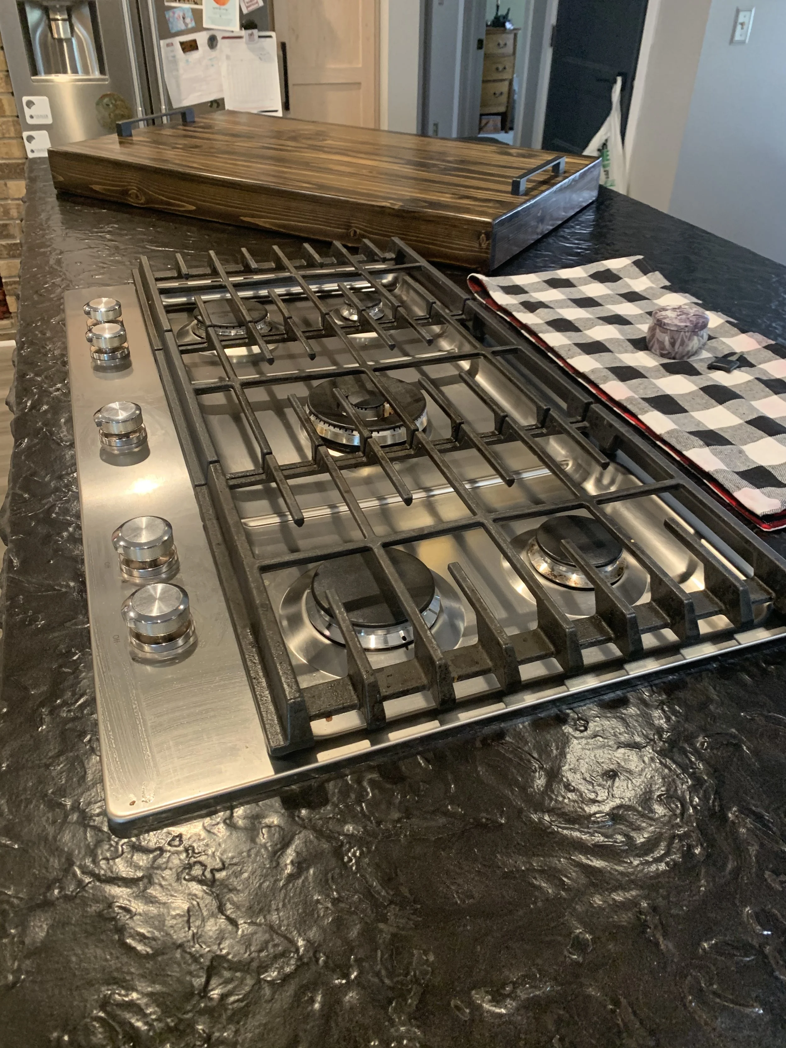 Custom Stove Top Noodle Board — Mercer and Sons Woodcrafts