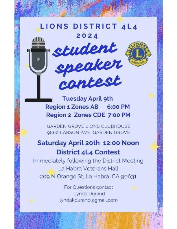 Events — Tustin Host Lions Club